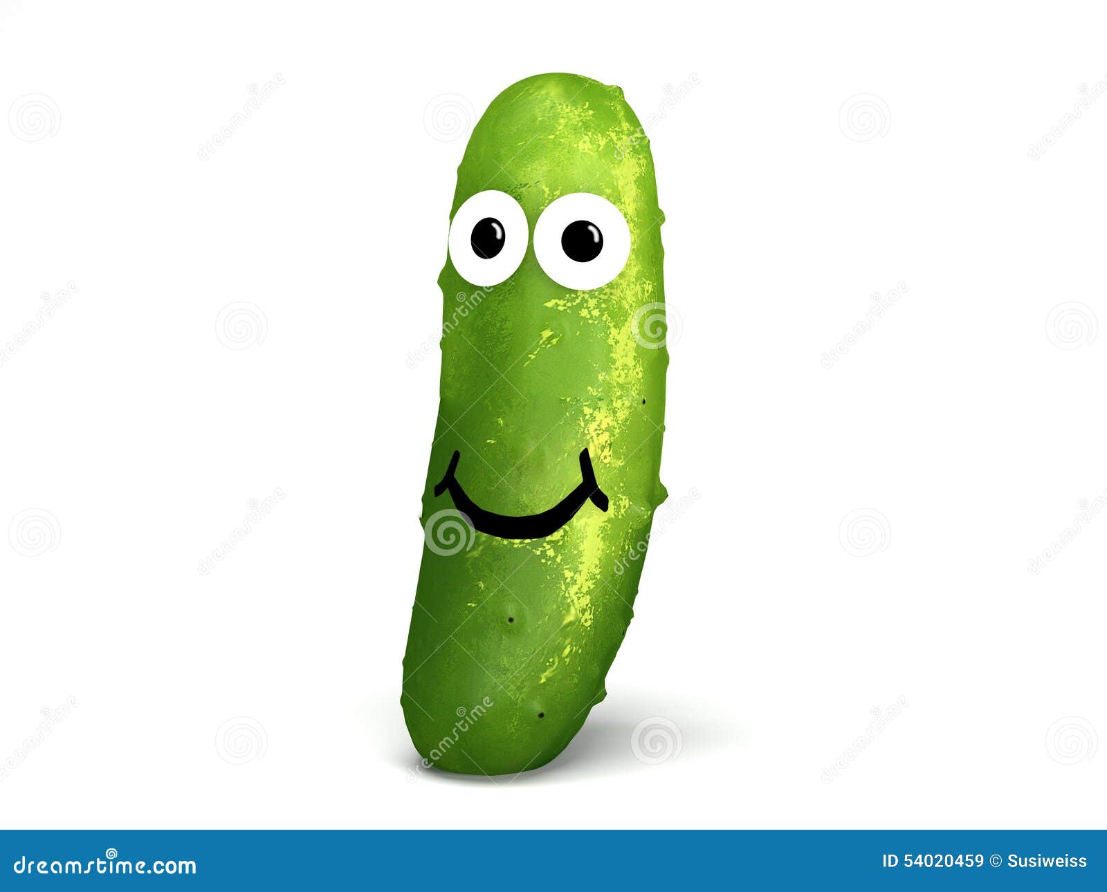 Cucumber with face stock illustration. Illustration of fruit - 54020459