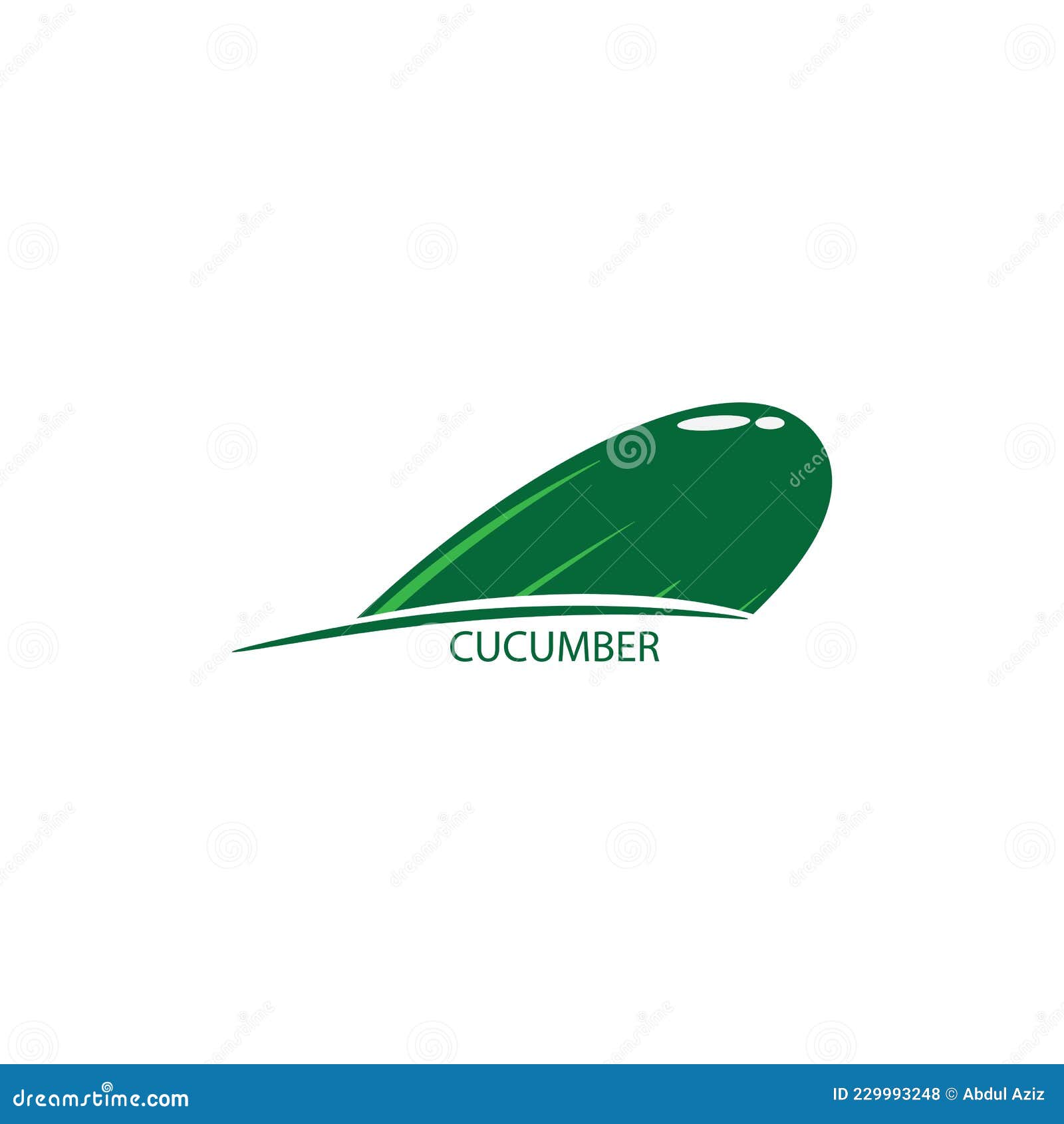 Cucumber icon logo vector stock vector. Illustration of ingredients ...