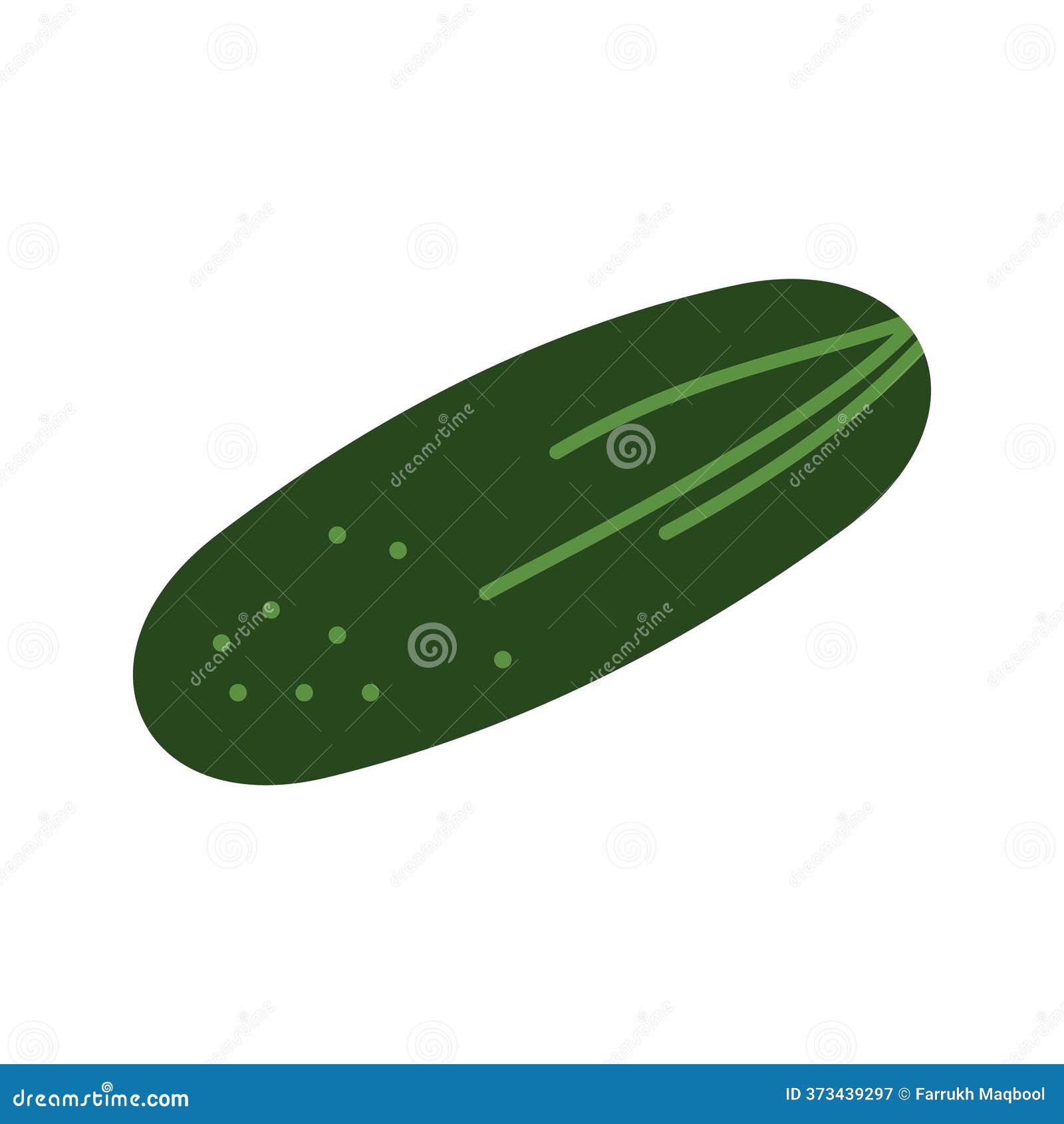 Cucumber Icon Doodle Hand Drawn. Cartoon Silhouette Drawing Green ...