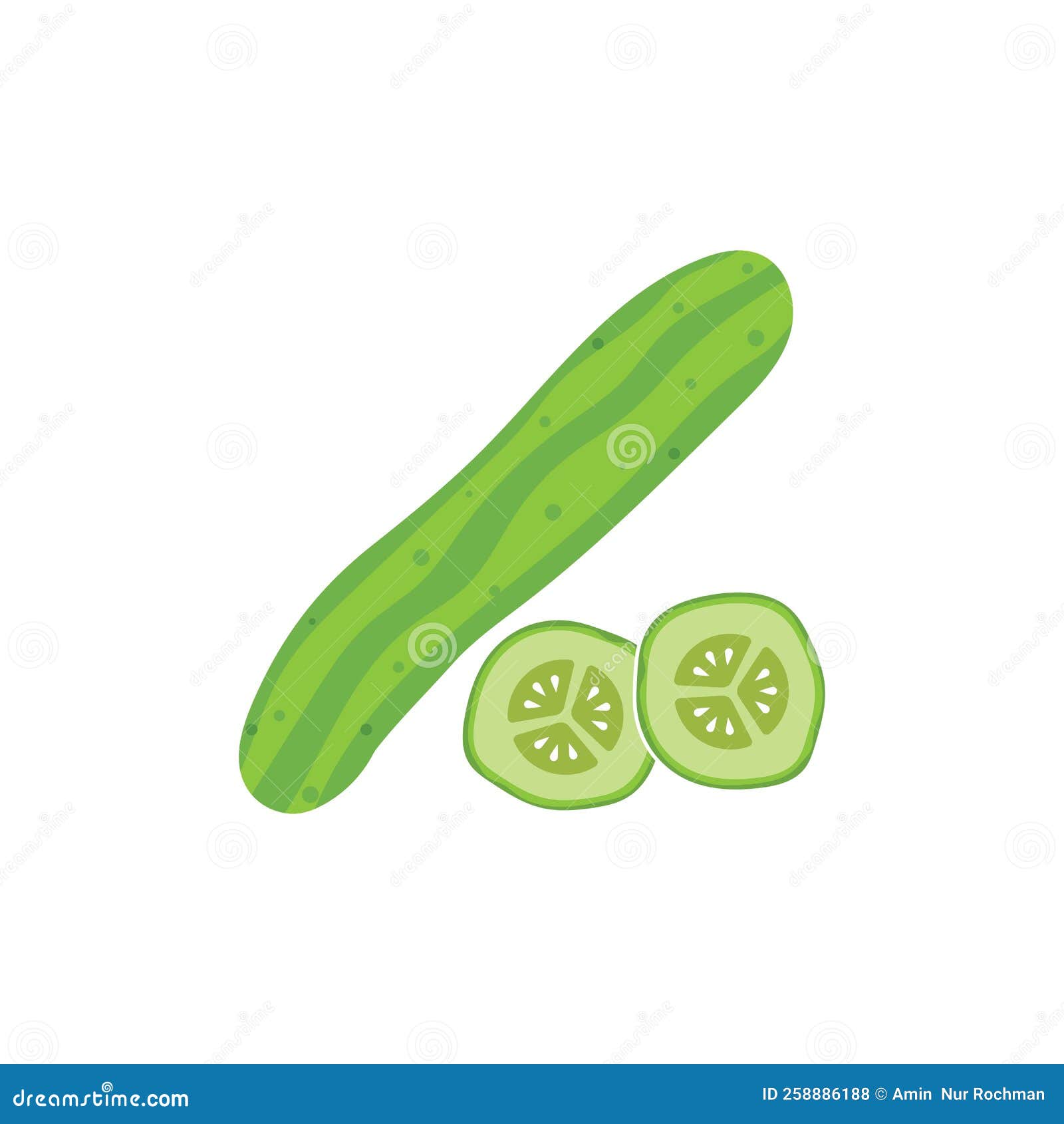 Cucumber Logo Vector Icon Simple Illustration Design Stock Vector ...
