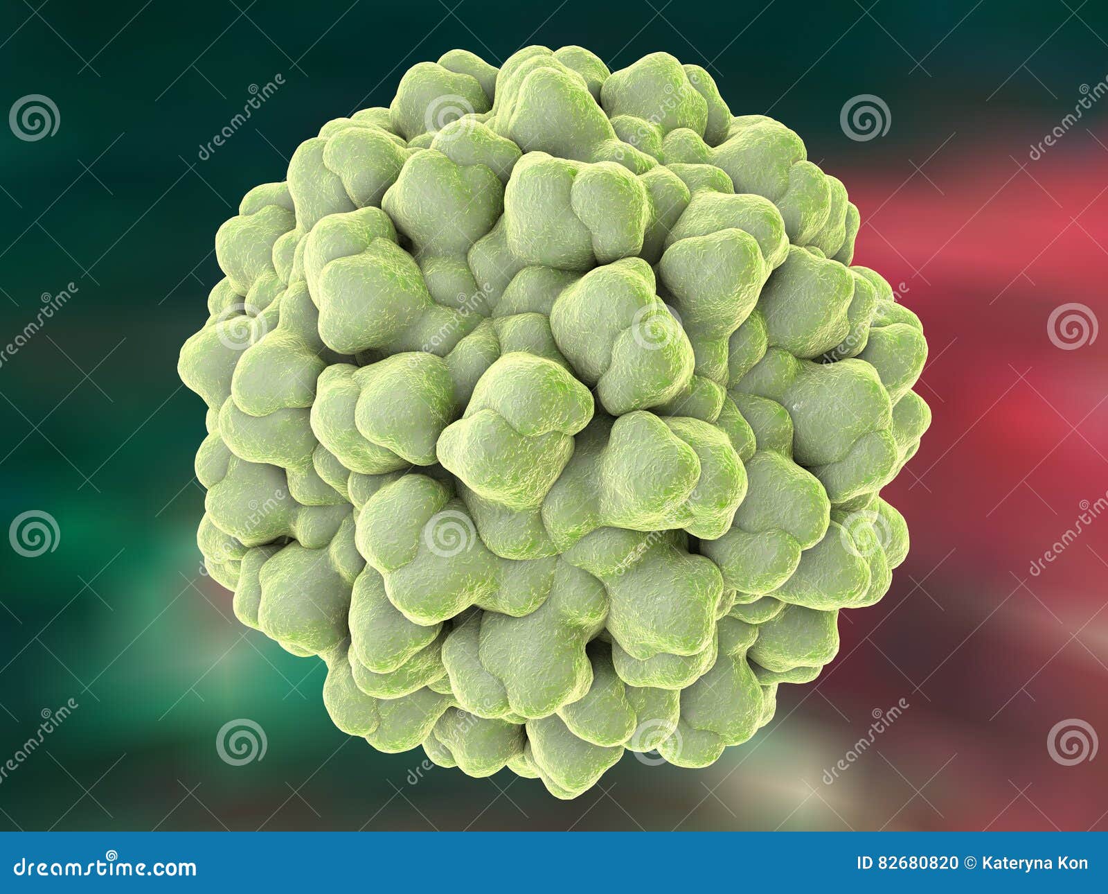 Cucumber necrosis virus stock illustration. Illustration of virology ...