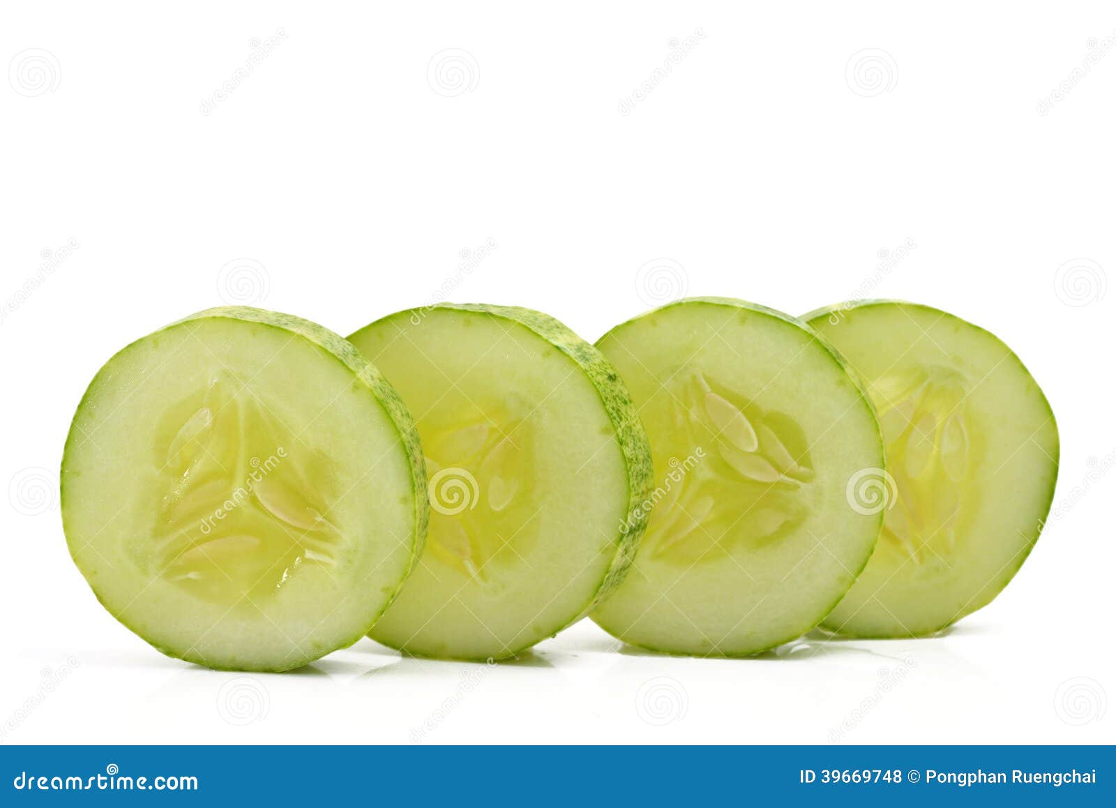 Cucumber stock photo. Image of isolated, closeup, white - 39669748