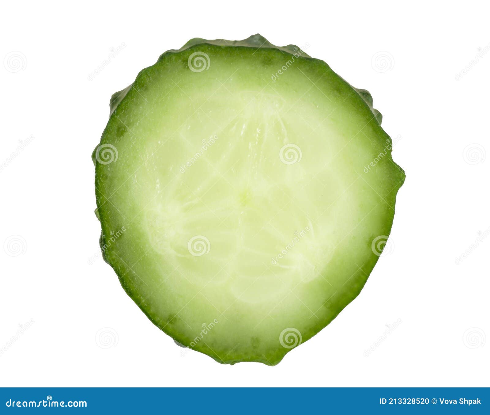 Cucumber Portion on White Background Stock Photo - Image of curve ...
