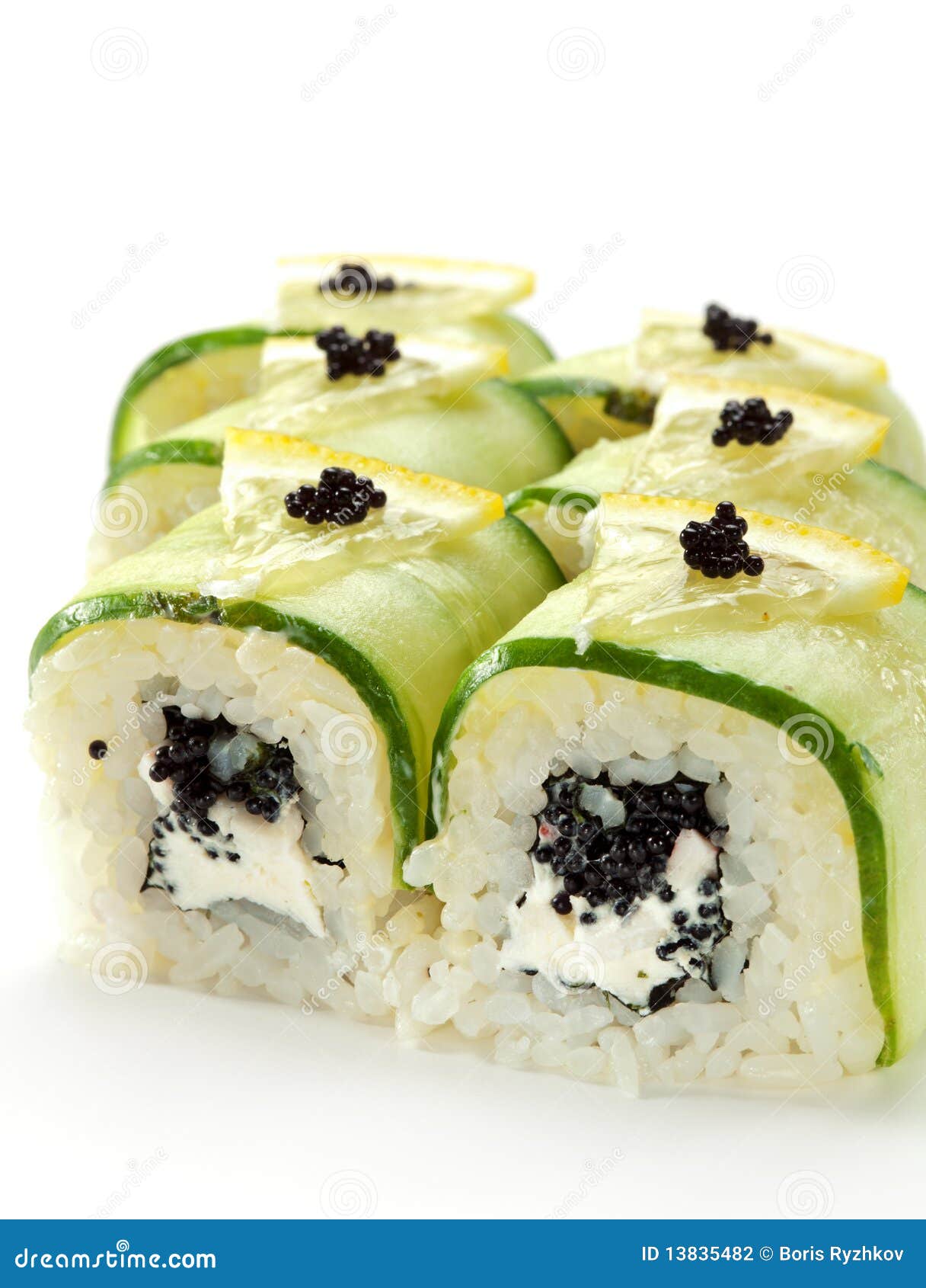 Cucumber Roll Picture. Image: 13835482