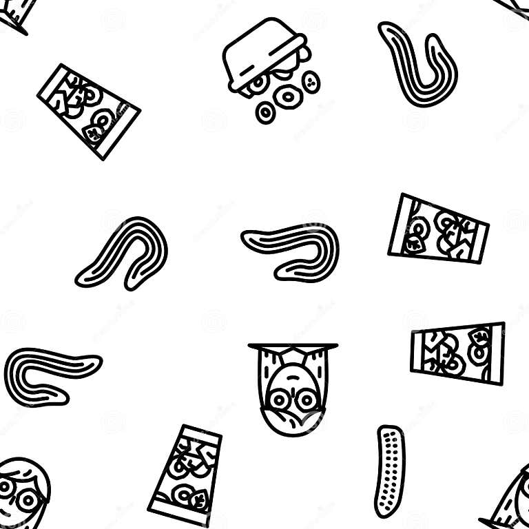 Cucumber Slice Vegetable Green Vector Seamless Pattern Stock ...