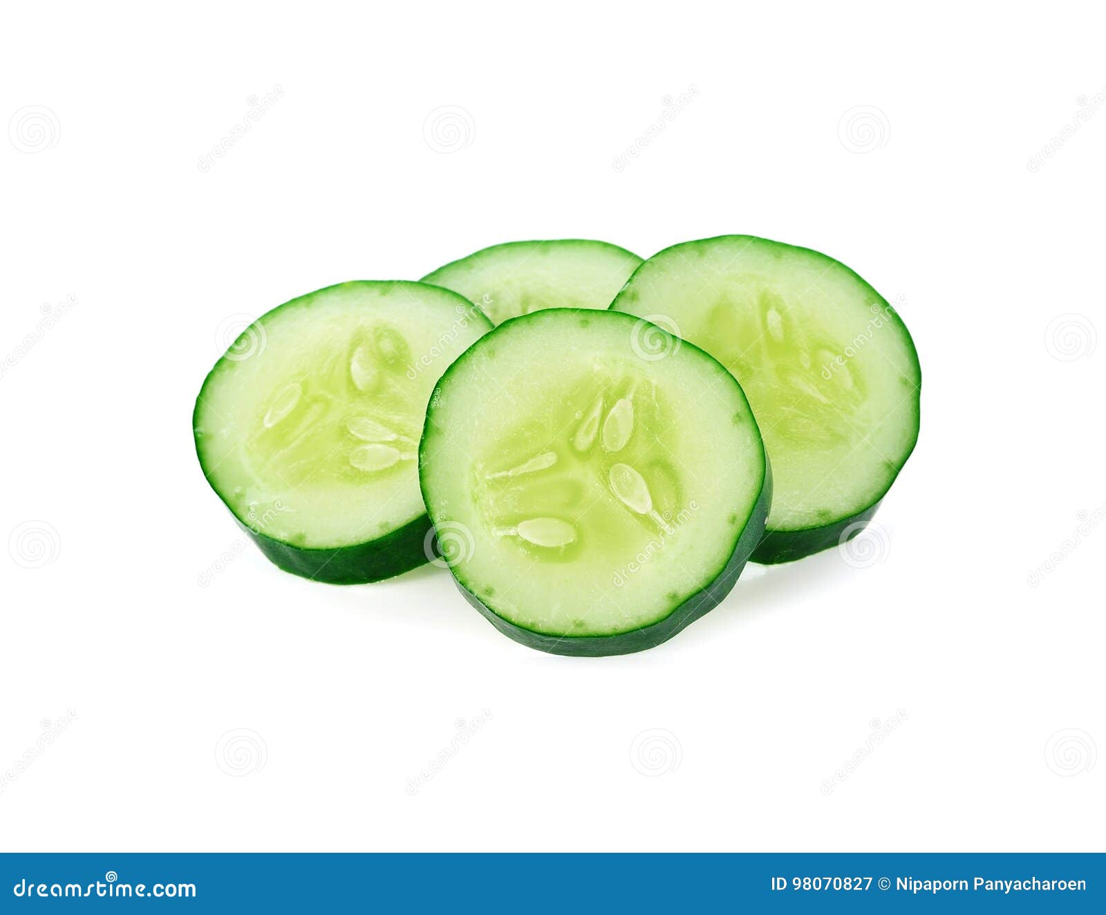 Cucumber sliced stock image. Image of piece, freshness - 98070827