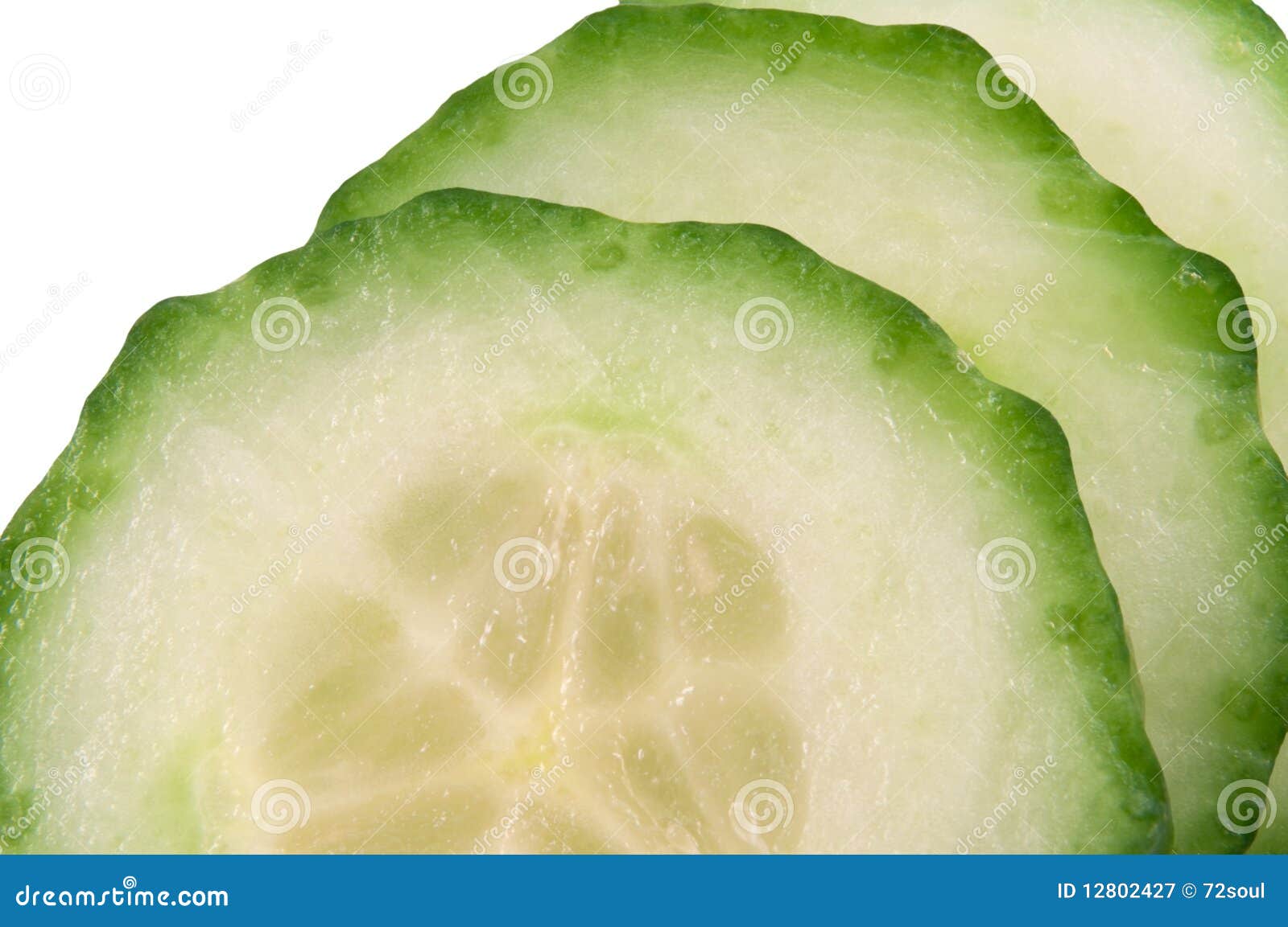 Cucumber slices stock image. Image of food, cucumbers - 12802427