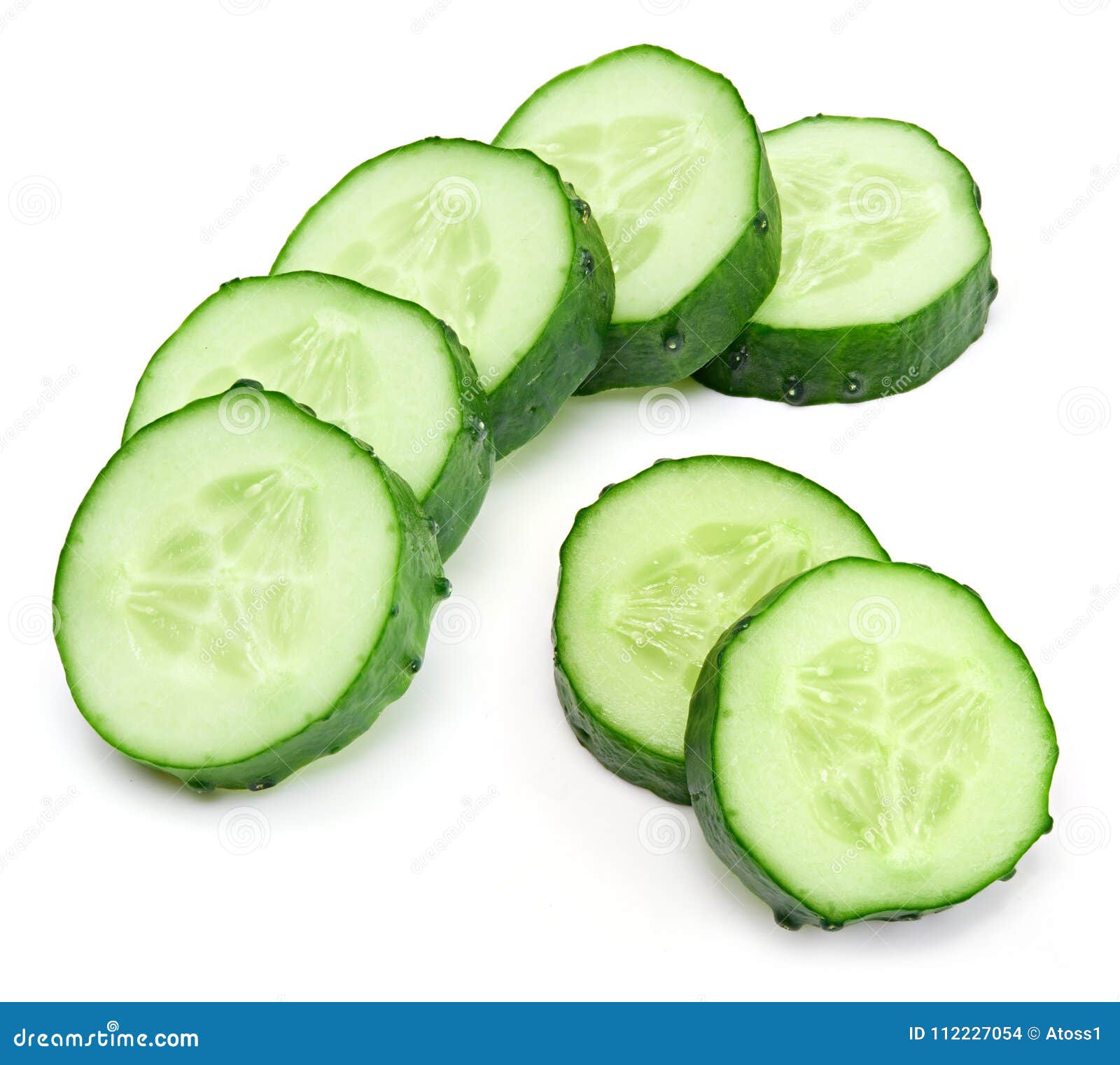 Cucumber and slices stock photo. Image of ripe, slice - 112227054