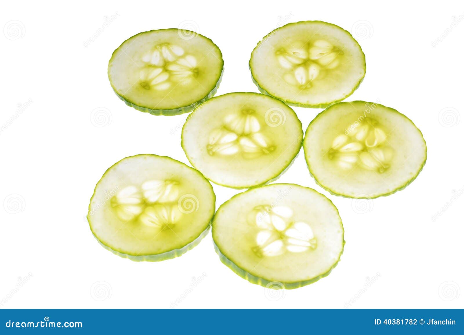 Cucumber slices stock photo. Image of nutritious, healthyfood - 40381782