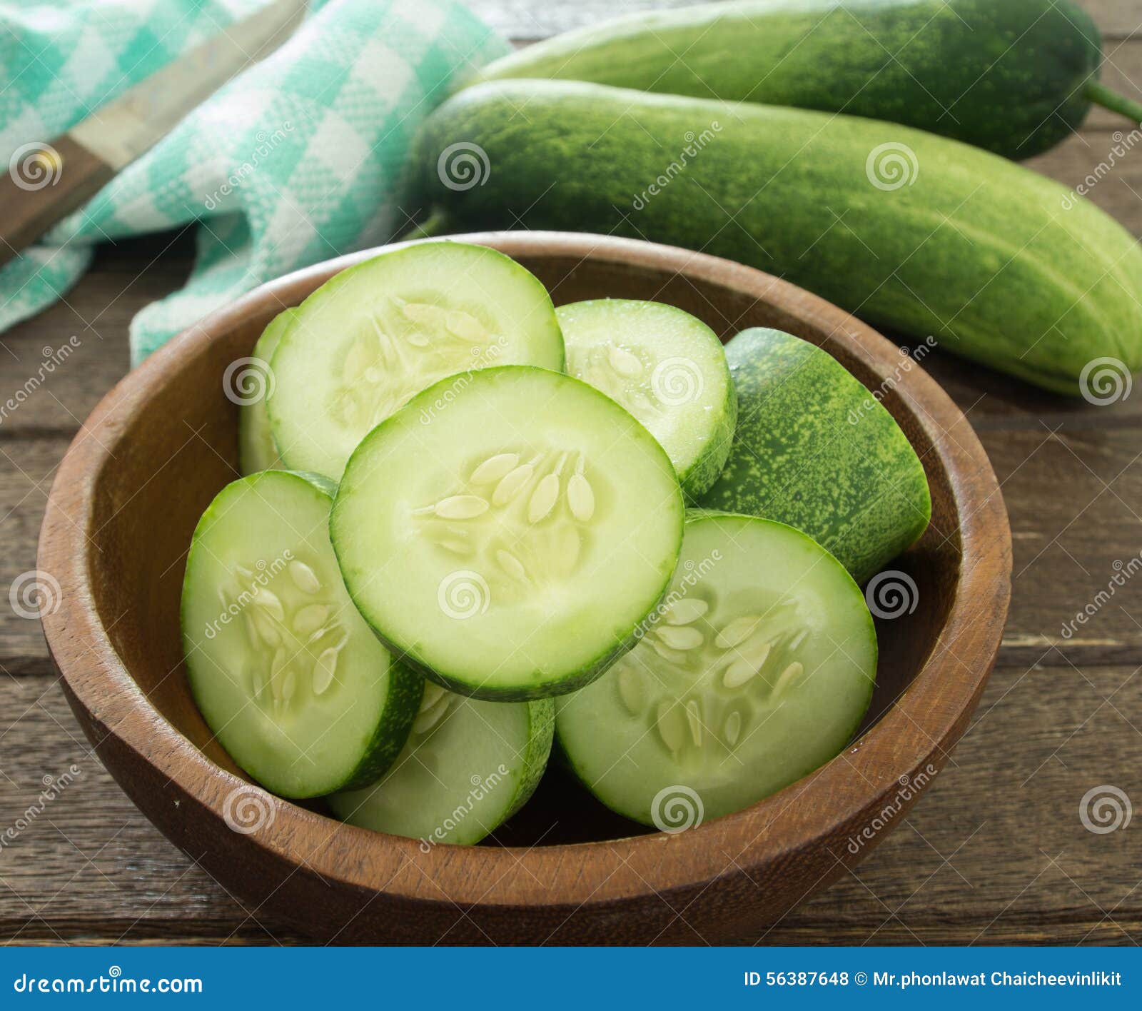 Cucumber slices stock photo. Image of natural, slice - 56387648