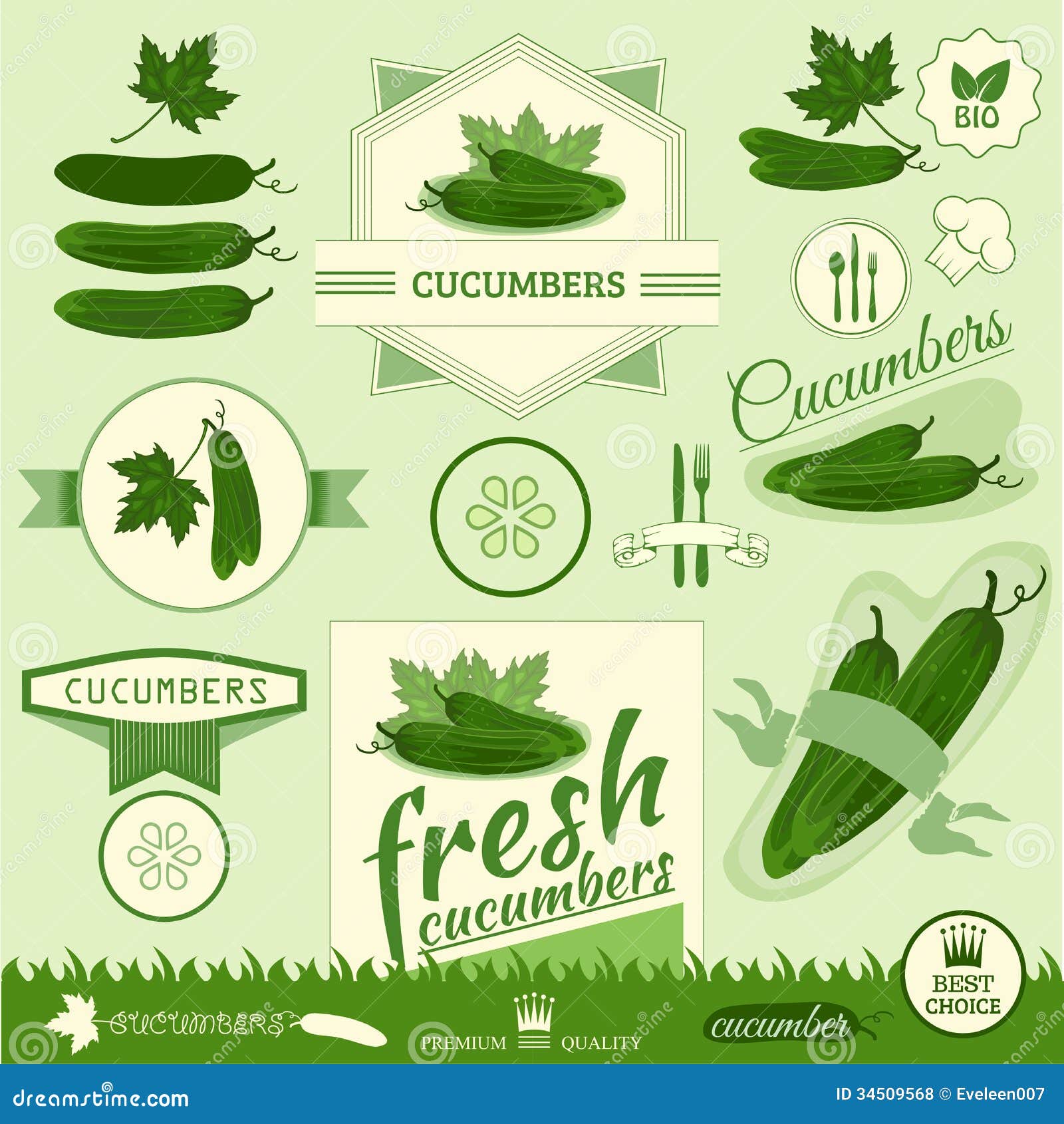 Cucumber Label Stock Illustrations – 3,051 Cucumber Label Stock ...