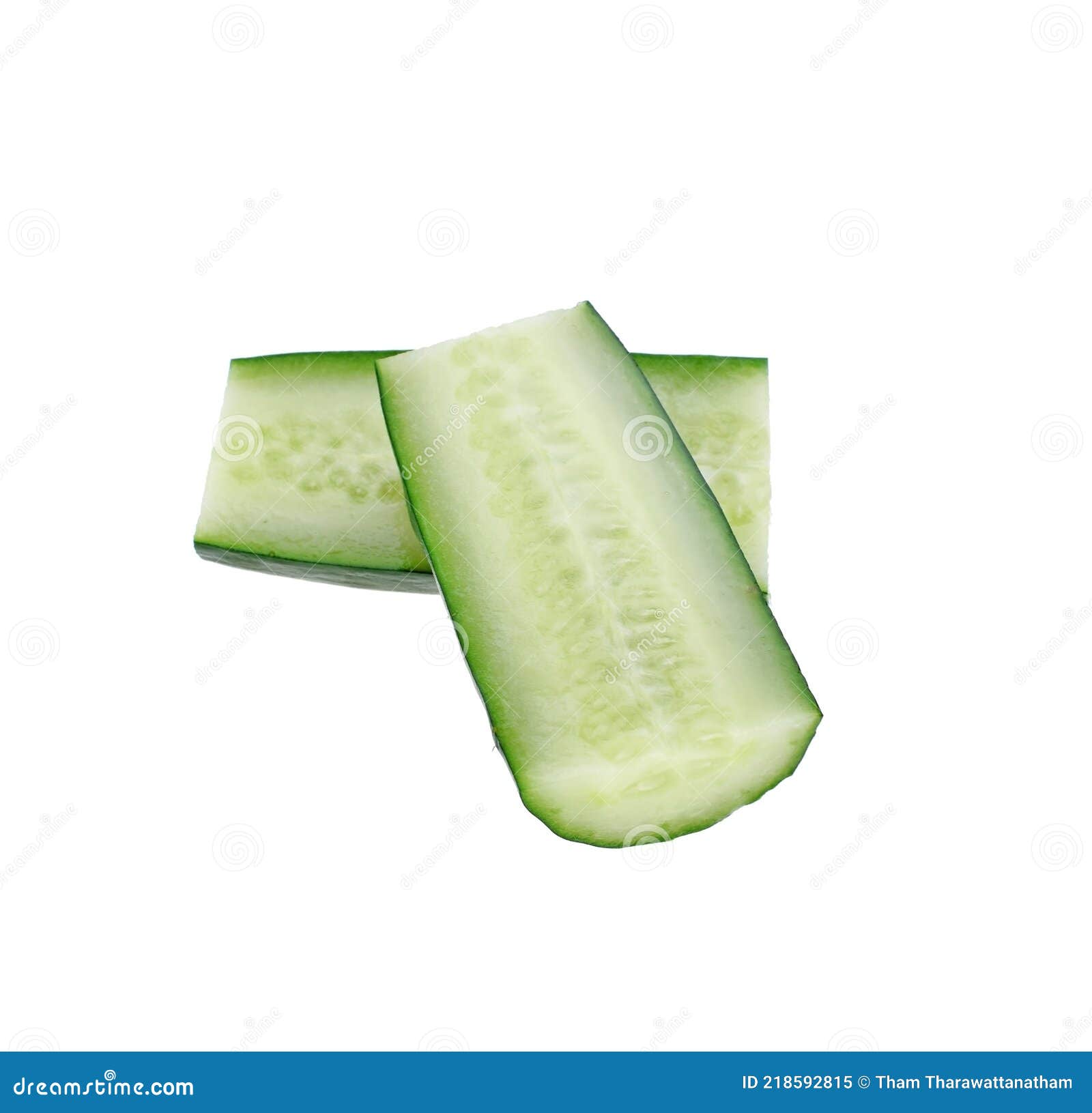 Cucumbers Top View Isolated on White Background Stock Image - Image of ...