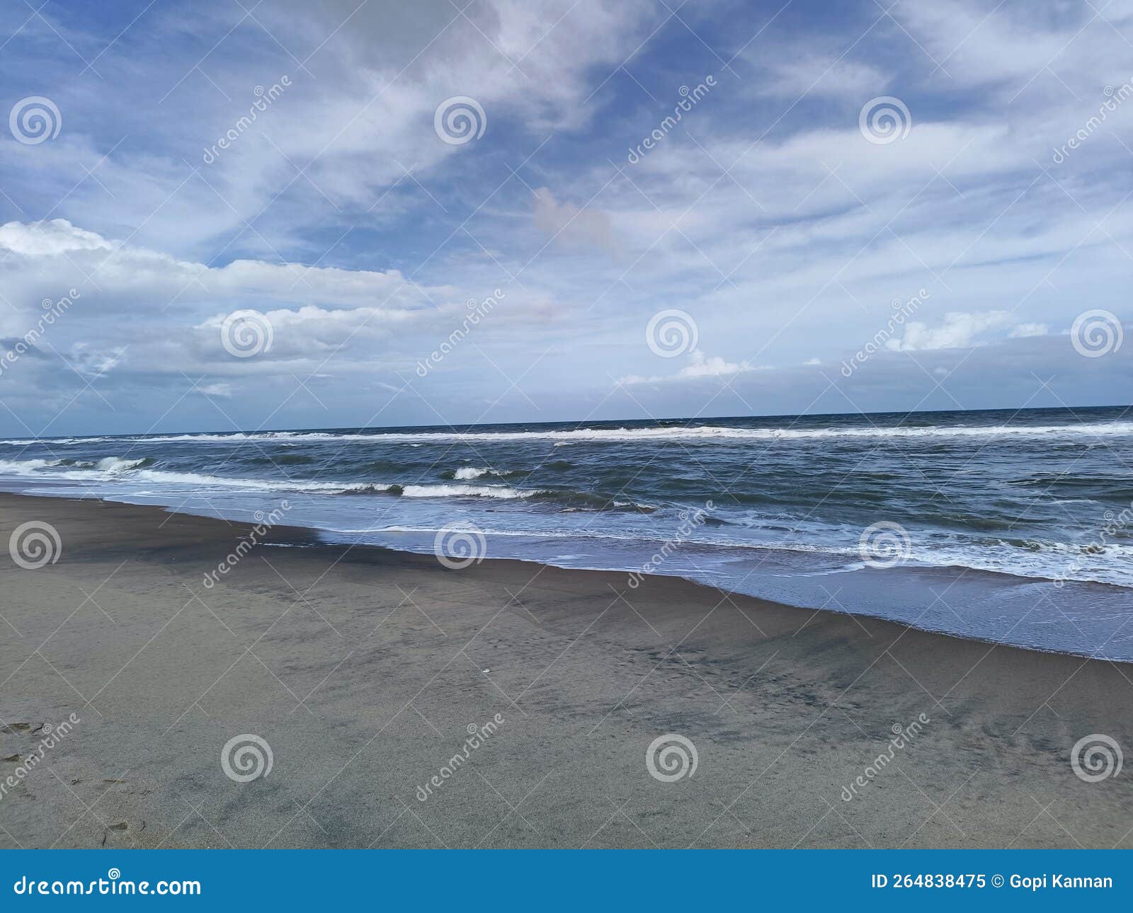 Cuddalore Beach stock image. Image of beach, cuddalore - 264838475