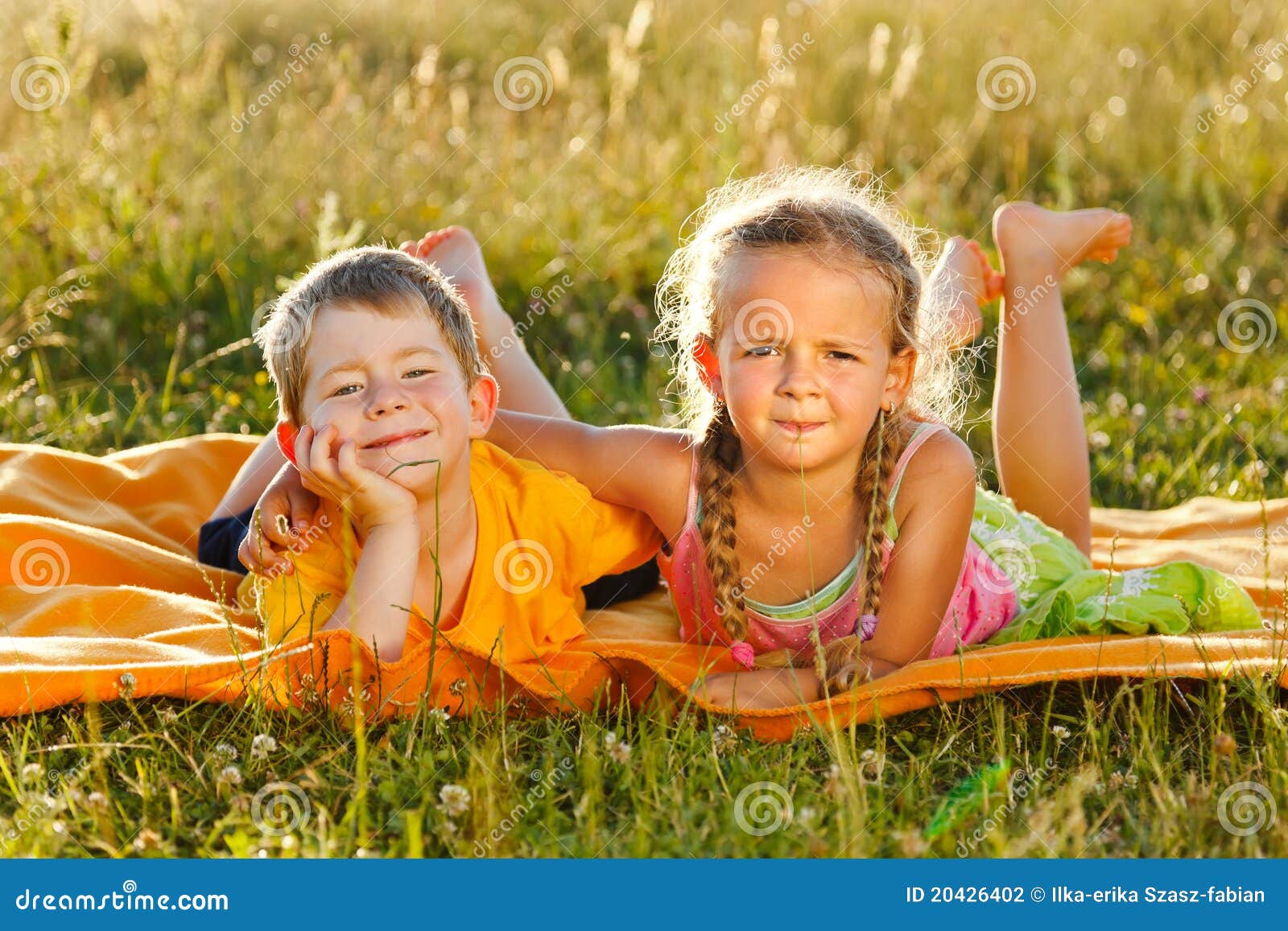 Cuddle friends stock photo. Image of sunset, happy, girl - 20426402