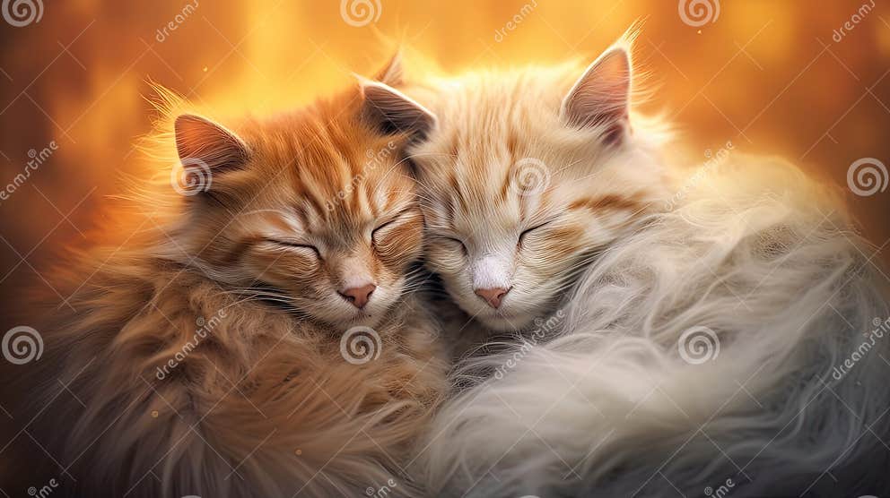 Cuddle Pile of Kittens stock illustration. Illustration of software ...