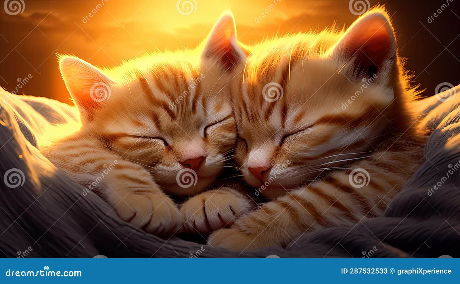 Cuddle Pile of Kittens stock illustration. Illustration of scene ...