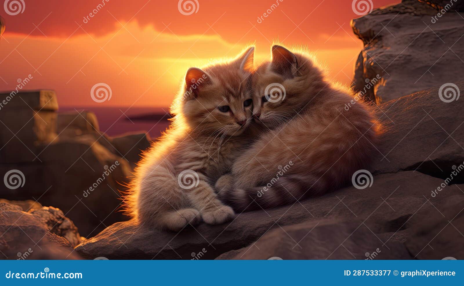Cuddle Pile of Kittens stock illustration. Illustration of kittens ...