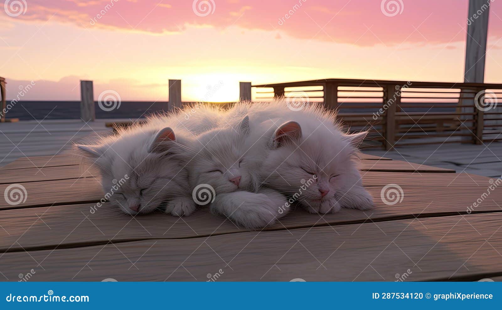 Cuddle Pile of Kittens stock illustration. Illustration of anim - 287534120
