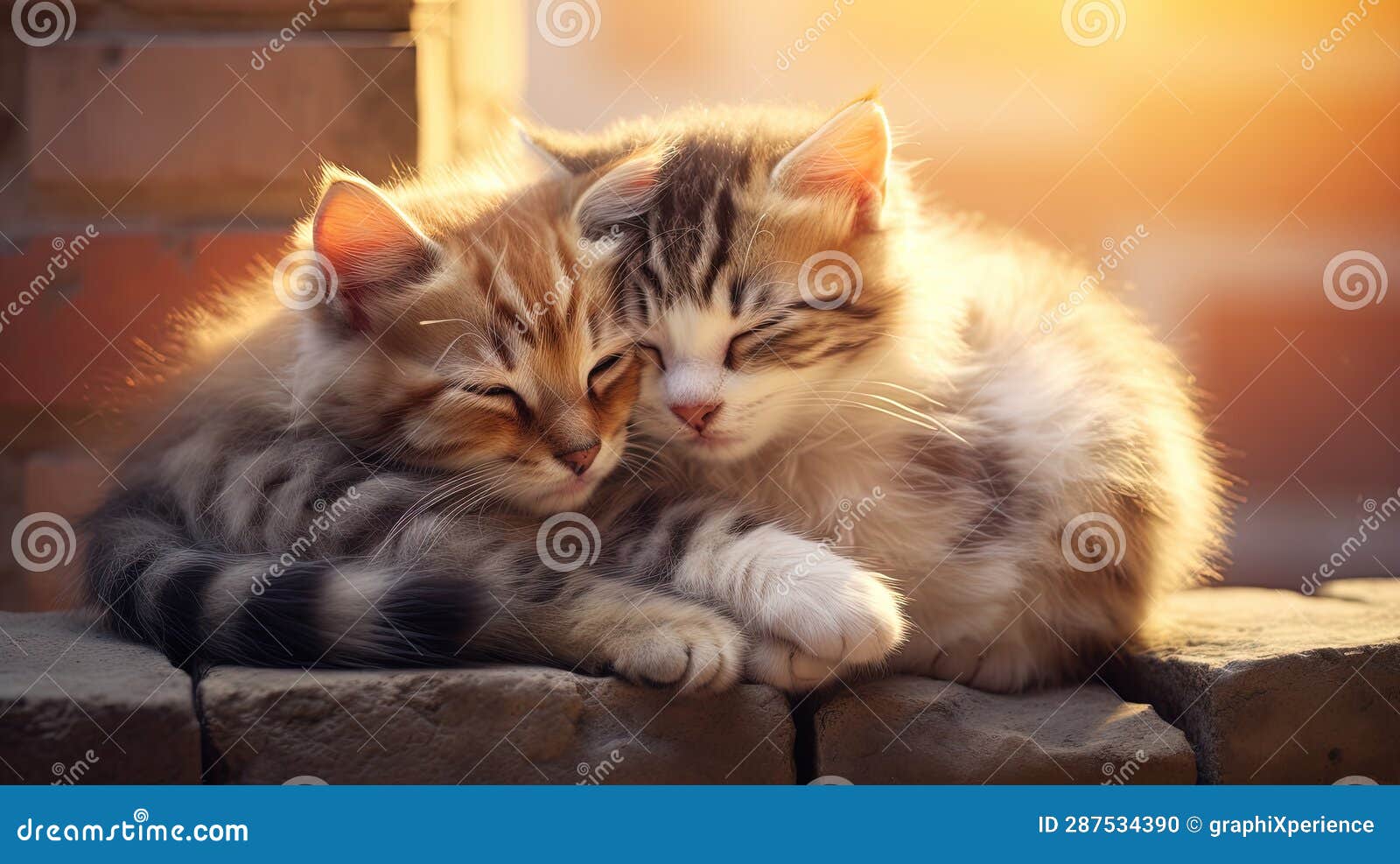 Cuddle Pile of Kittens stock illustration. Illustration of animations ...