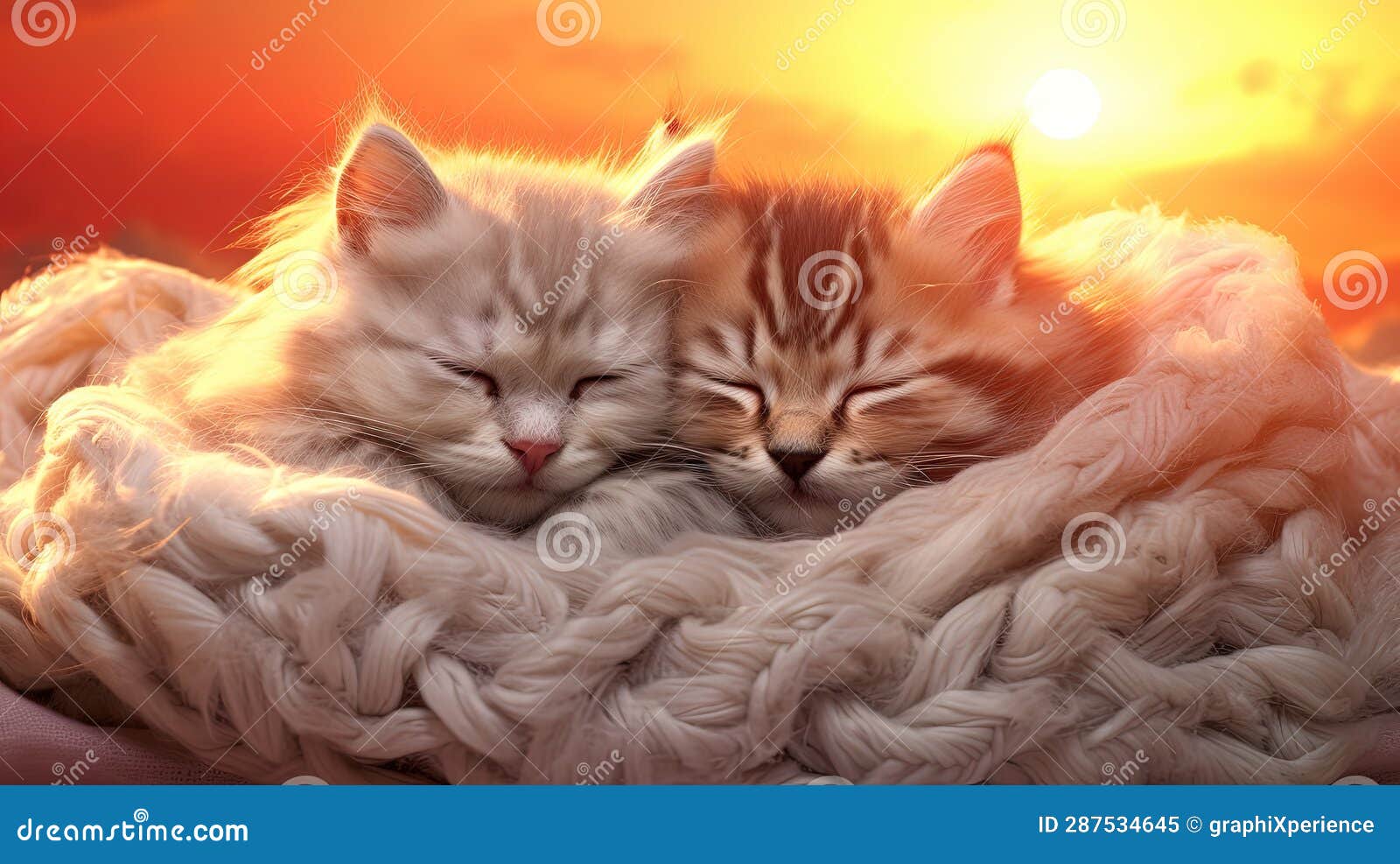 Cuddle Pile of Kittens stock illustration. Illustration of front ...