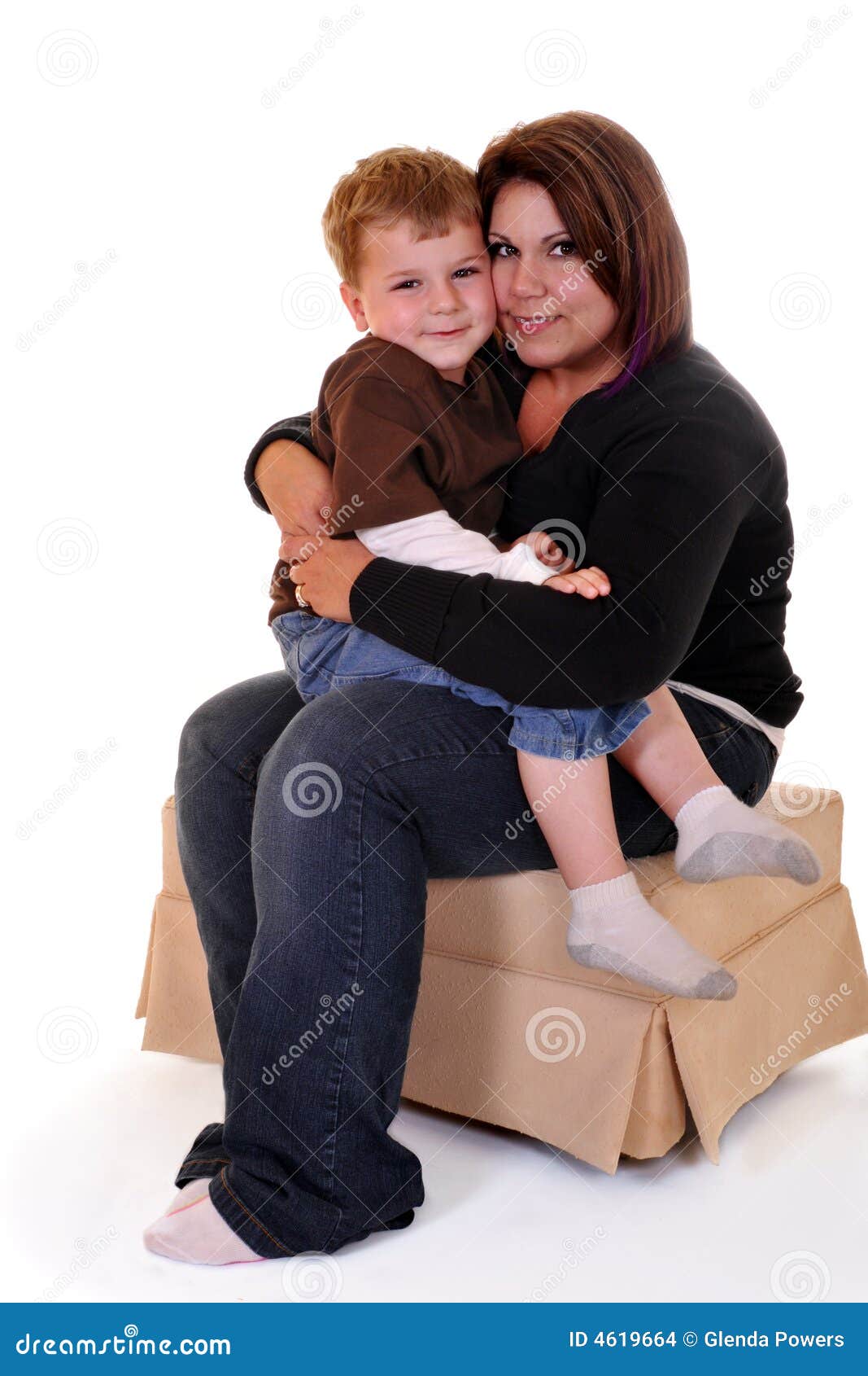 Cuddle Time stock photo. Image of lady, love, small, bonding - 4619664