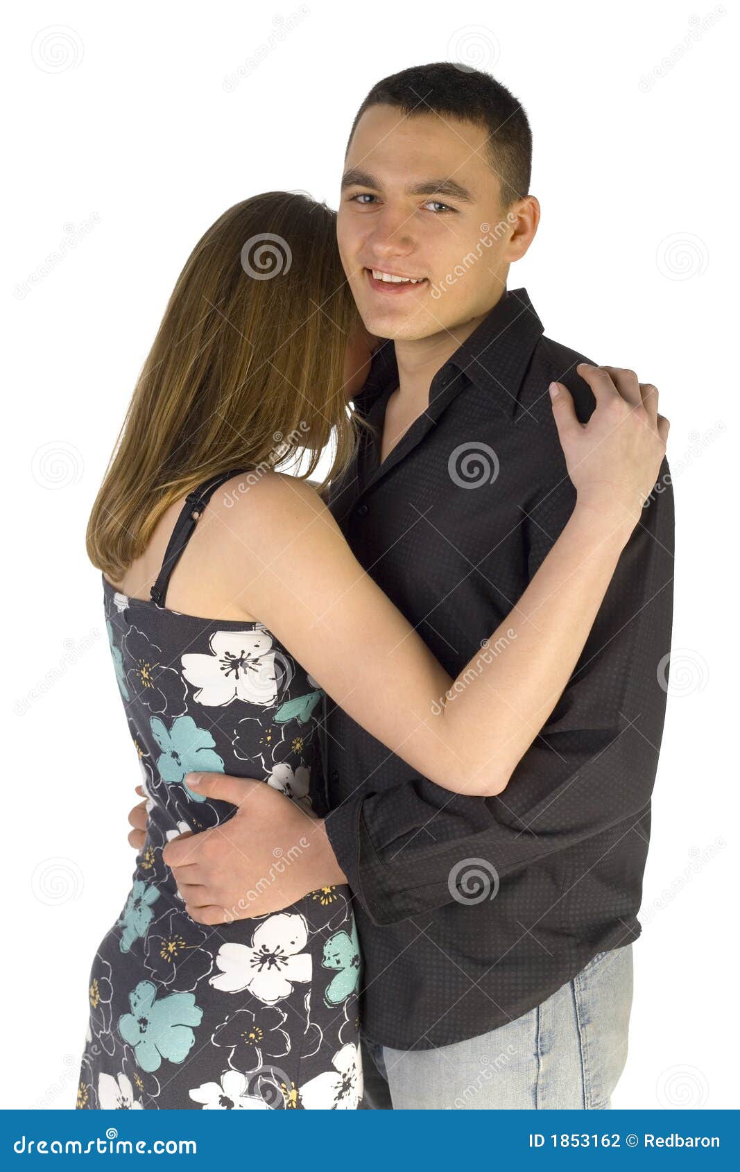 Cuddling Up Couple - Man S Face To the Camera Stock Photo - Image of ...