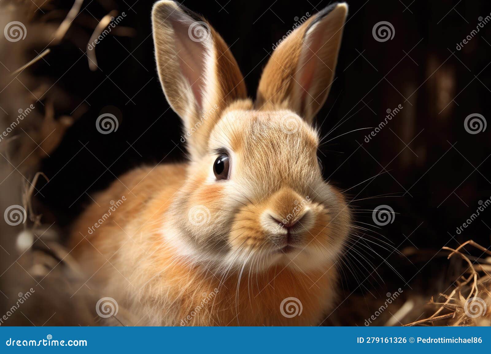 Cuddly Bunny stock illustration. Illustration of fluffy - 279161326