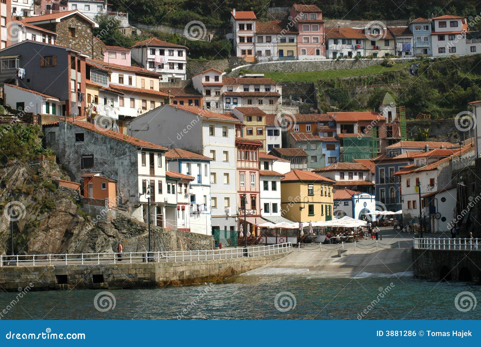 Cudillero Spain stock photo. Image of town, travel, cudillero - 3881286