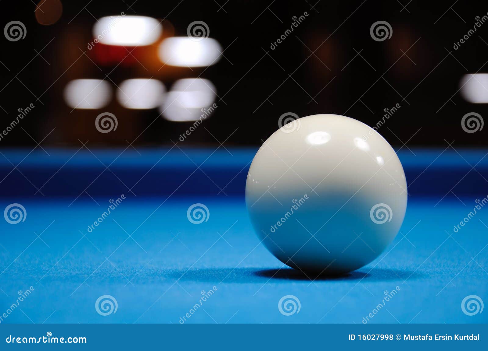 Cue Ball stock photo. Image of challenge, indoors, white - 16027998