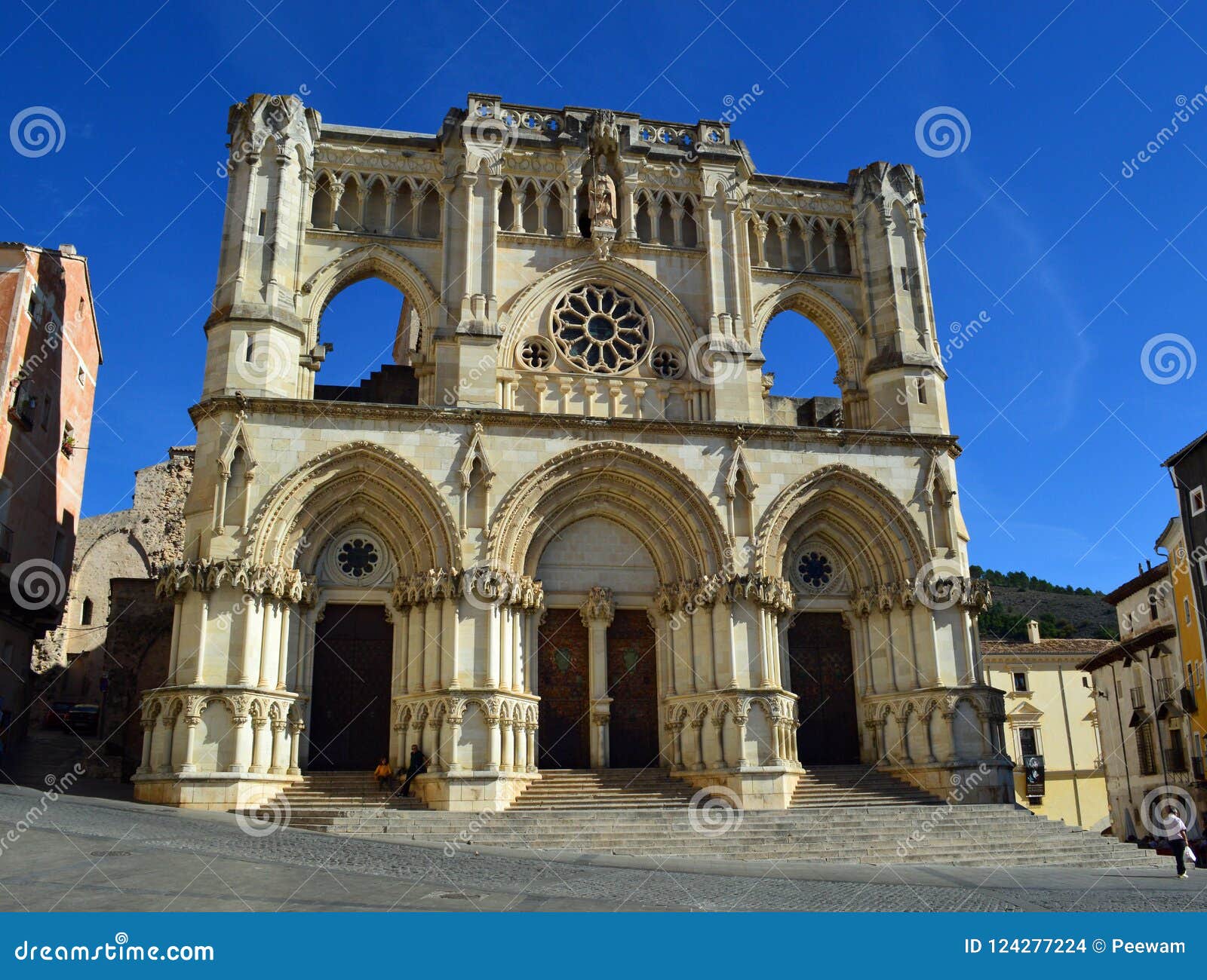Cuenca Cathedral - the First Gothic Cathedral in Spain Editorial Stock ...