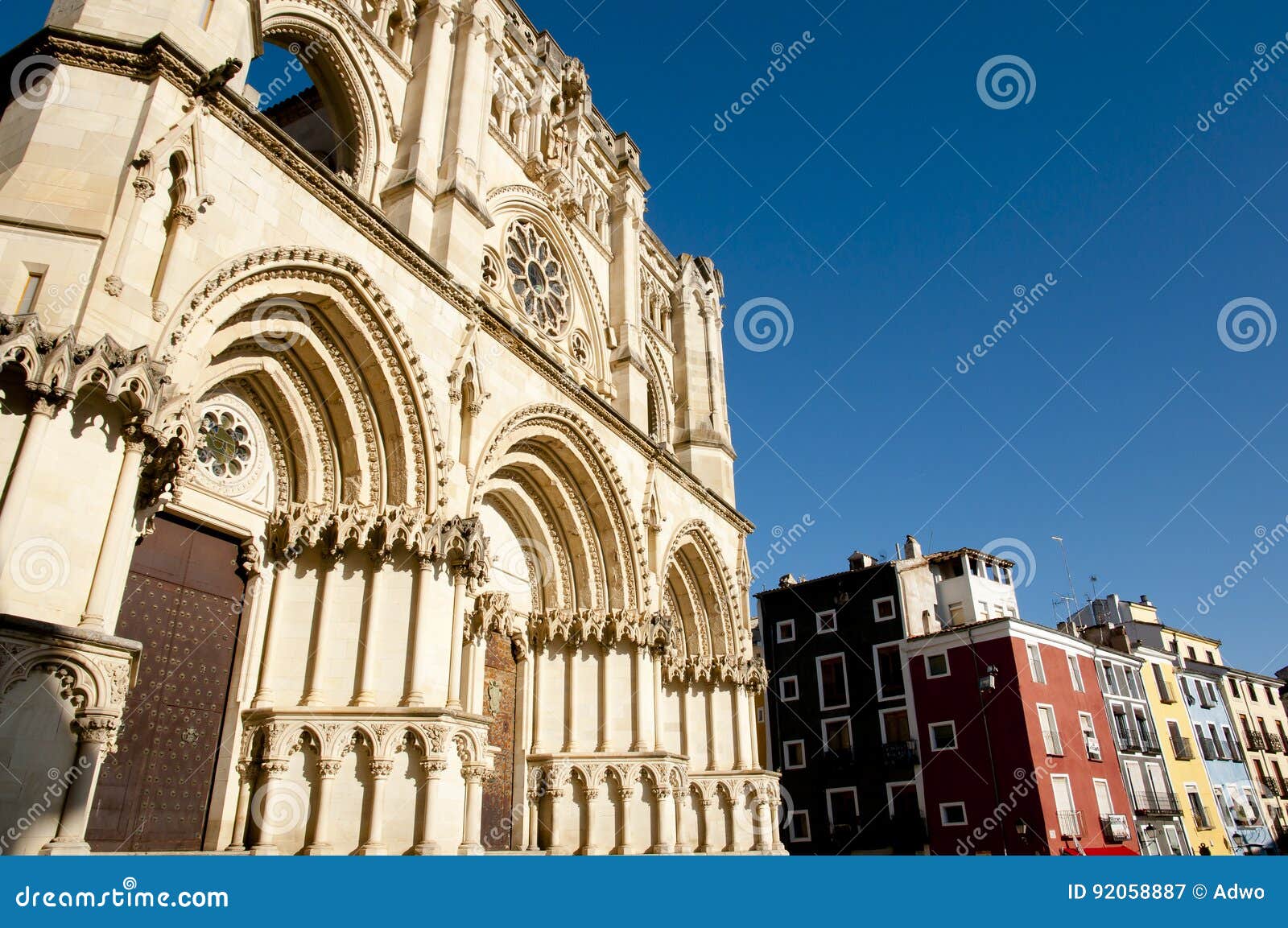 Cuenca Cathedral - Spain stock image. Image of colorful - 92058887