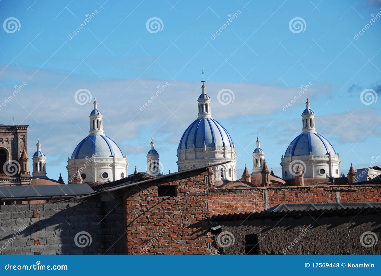 Cuenca church stock photo. Image of building, outdoor - 12569448