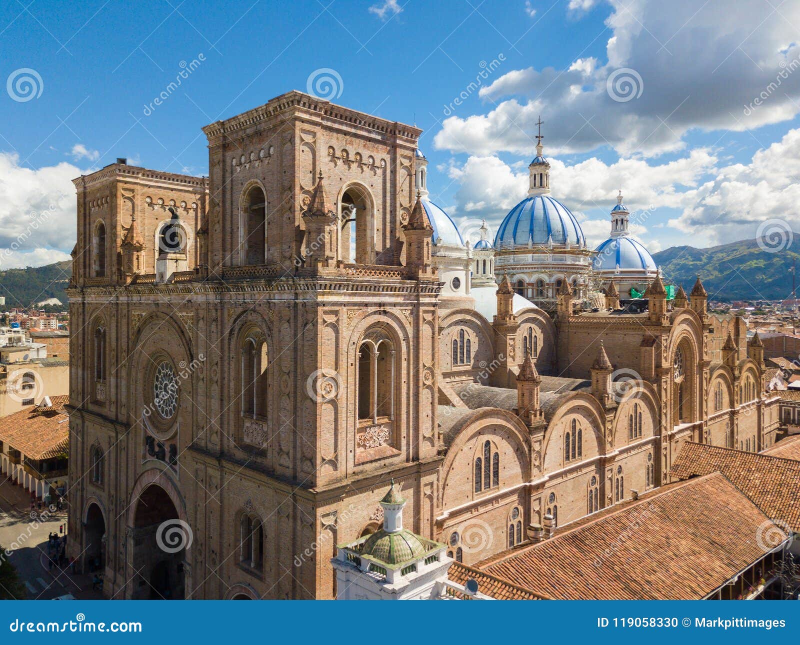 Sunny Day on the Immaculate Conception Cuenca Ecuador Editorial Image ...