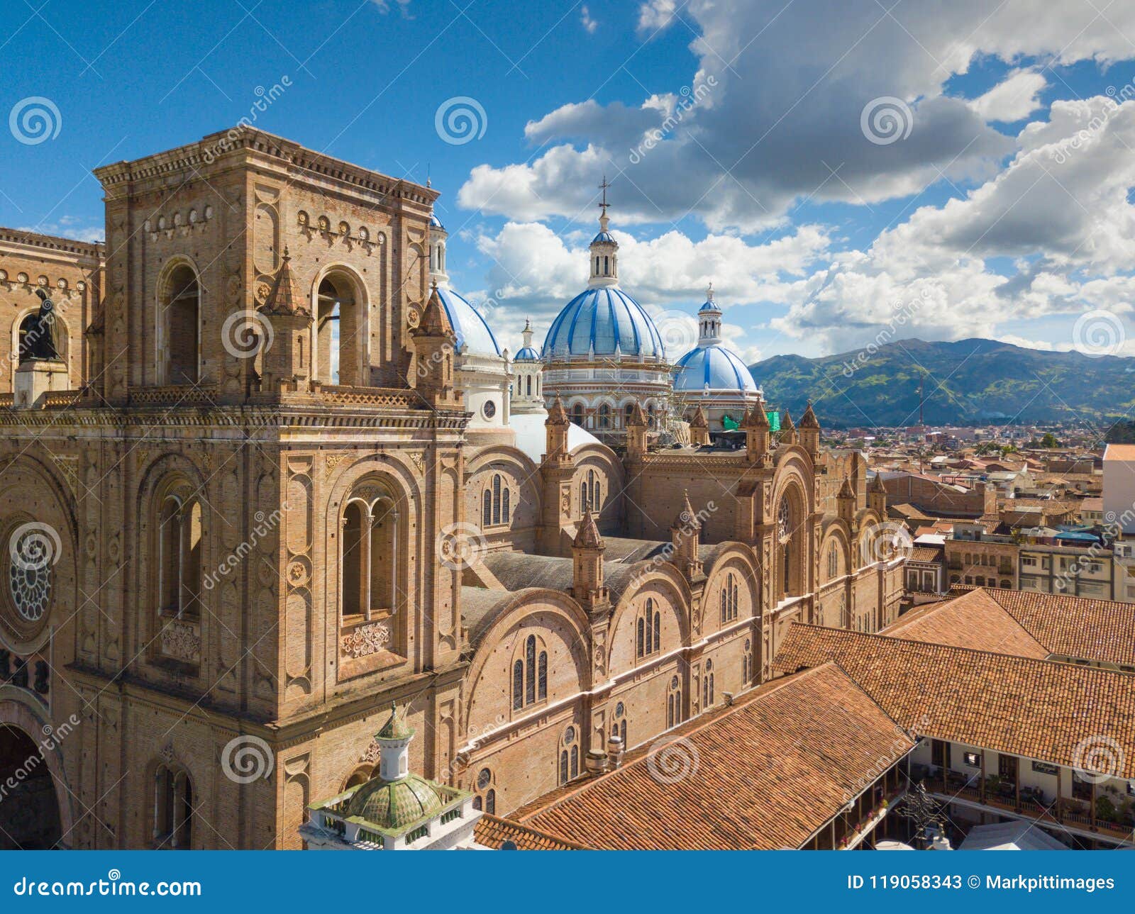 Cuenca, Ecuador. Cityscape Of The Historical Center Stock Image ...