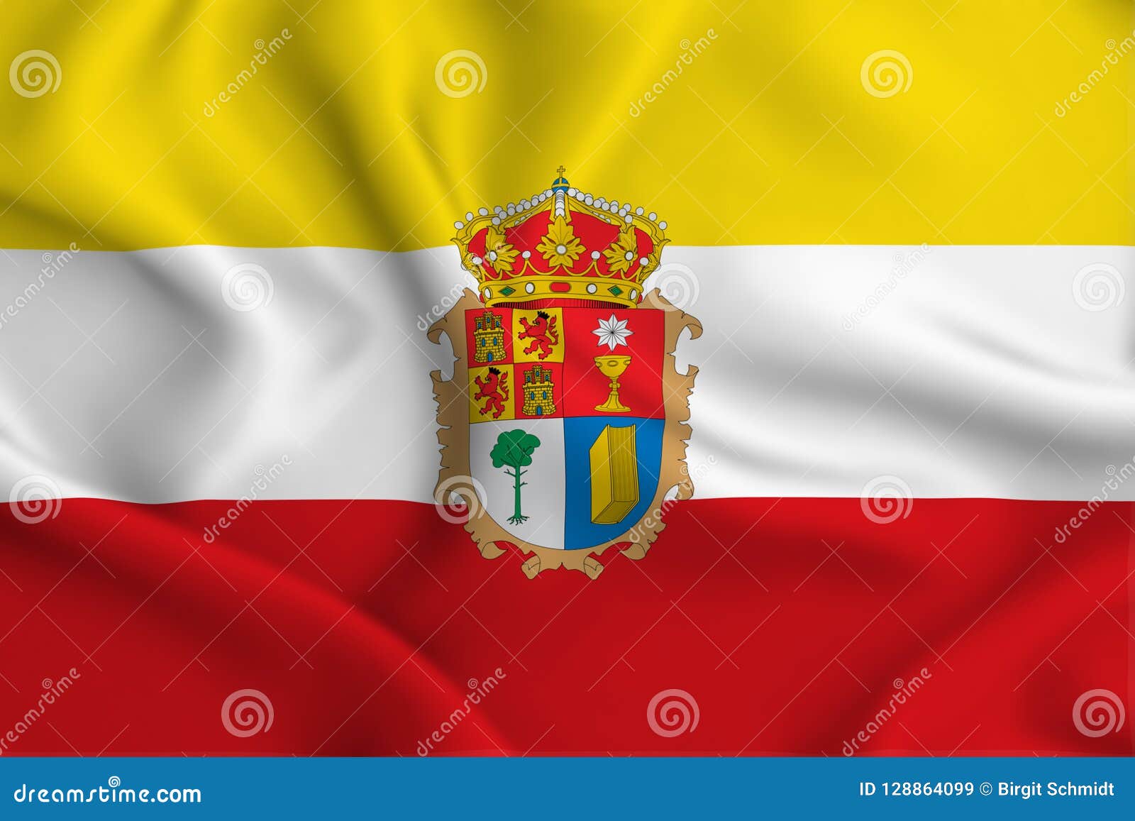 Cuenca Map Flag Vector Silhouette Illustration Isolated On White ...