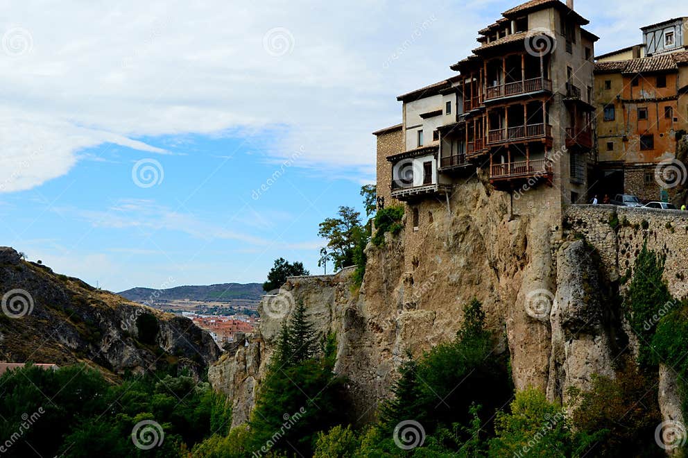 Cuenca stock image. Image of walls, spanish, europe, traditional - 45801949