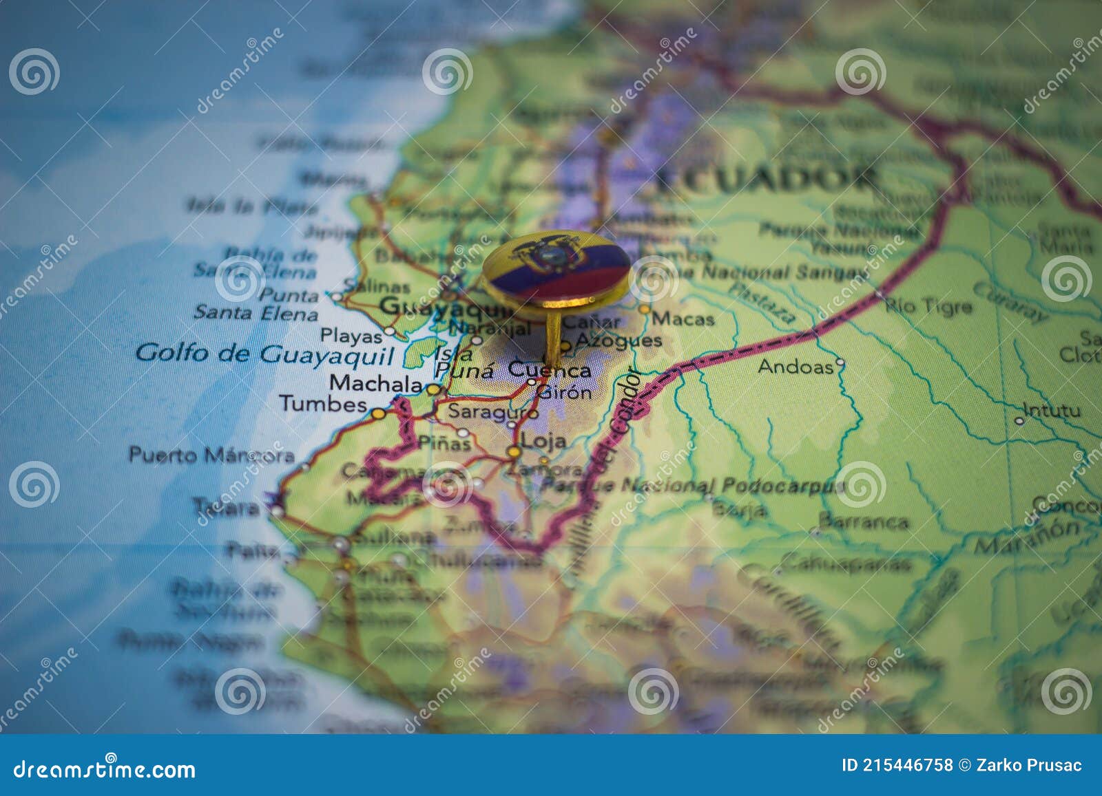 Cuenca Ecuador Map