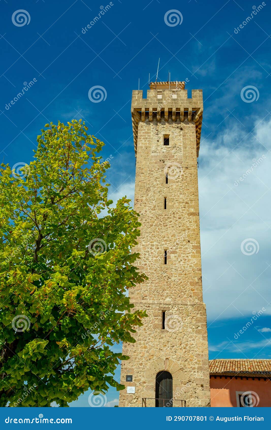 Cuenca, Spain. Mangana Clock Tower Stock Image - Image of cuenca ...