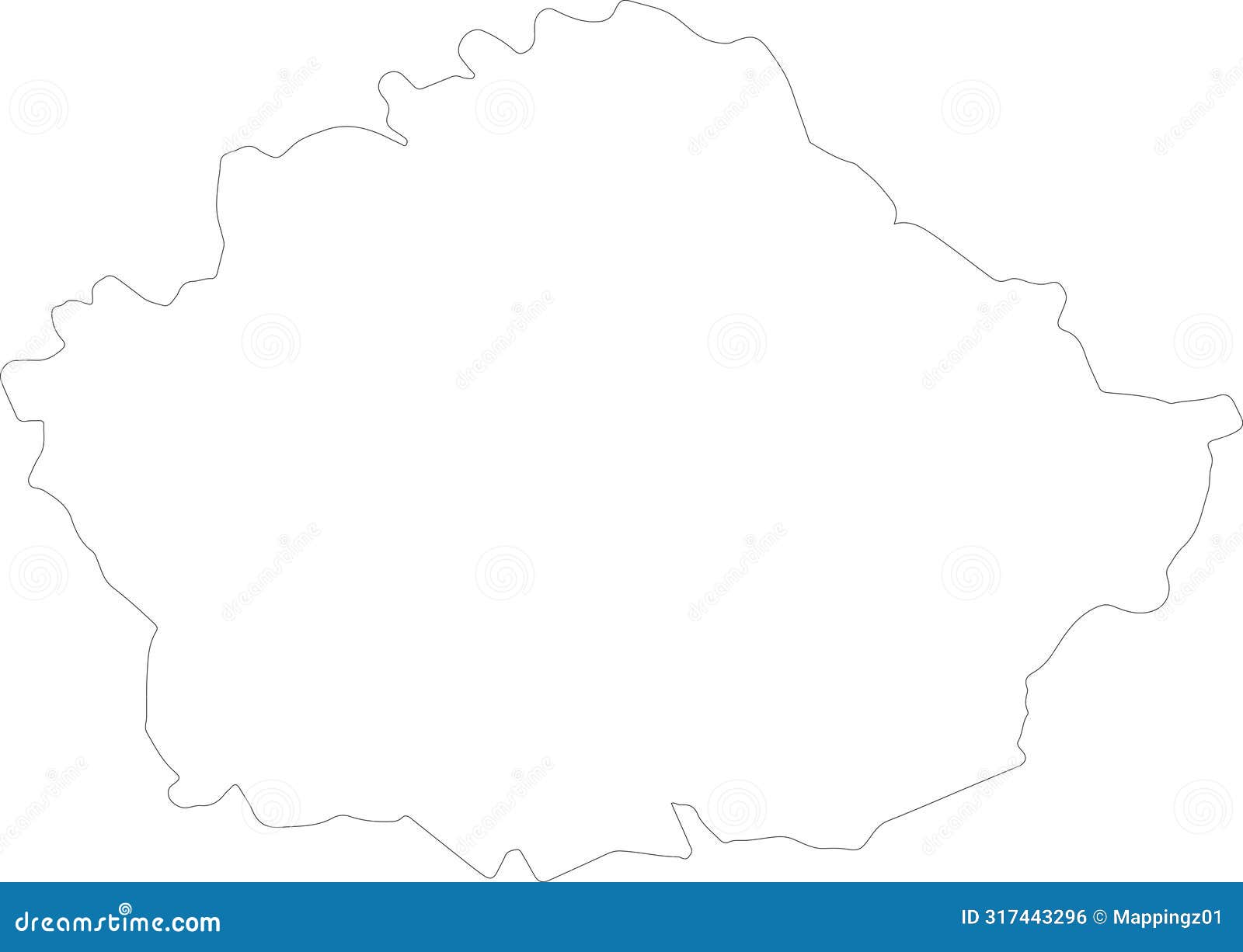Cuenca Spain outline map stock illustration. Illustration of shape ...
