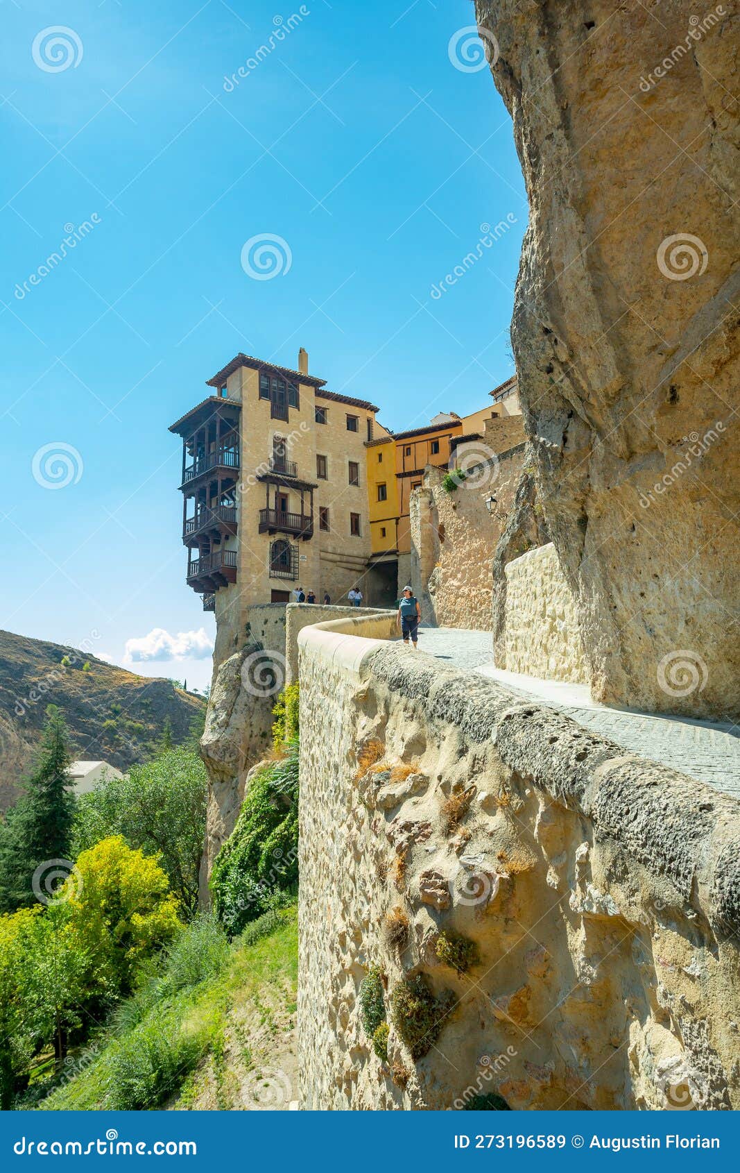 Cuenca, Spain - September 19th 2022: View of the Hanging Houses Monuments Editorial Stock Image ...