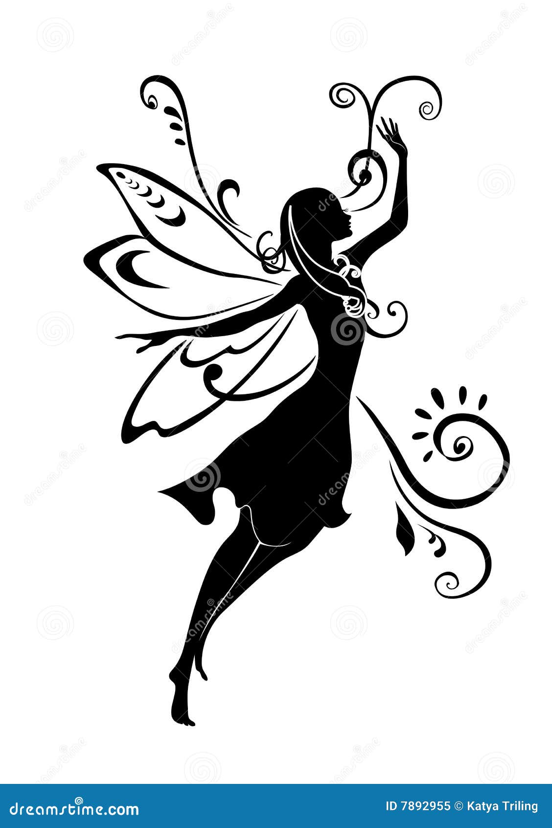 Cuento de hadas ilustración del vector. Ilustración de hada - 7892955