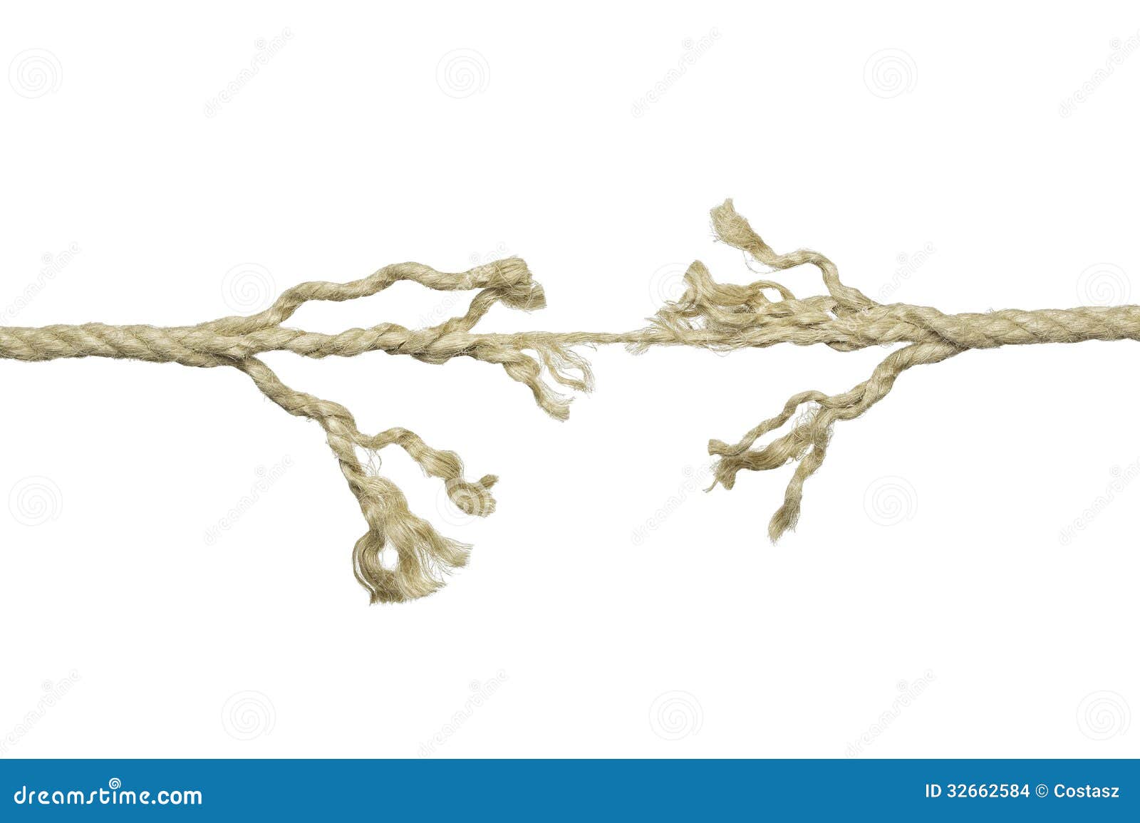 Cuerda Alrededor a Romperse Foto de archivo - Imagen de corte ...