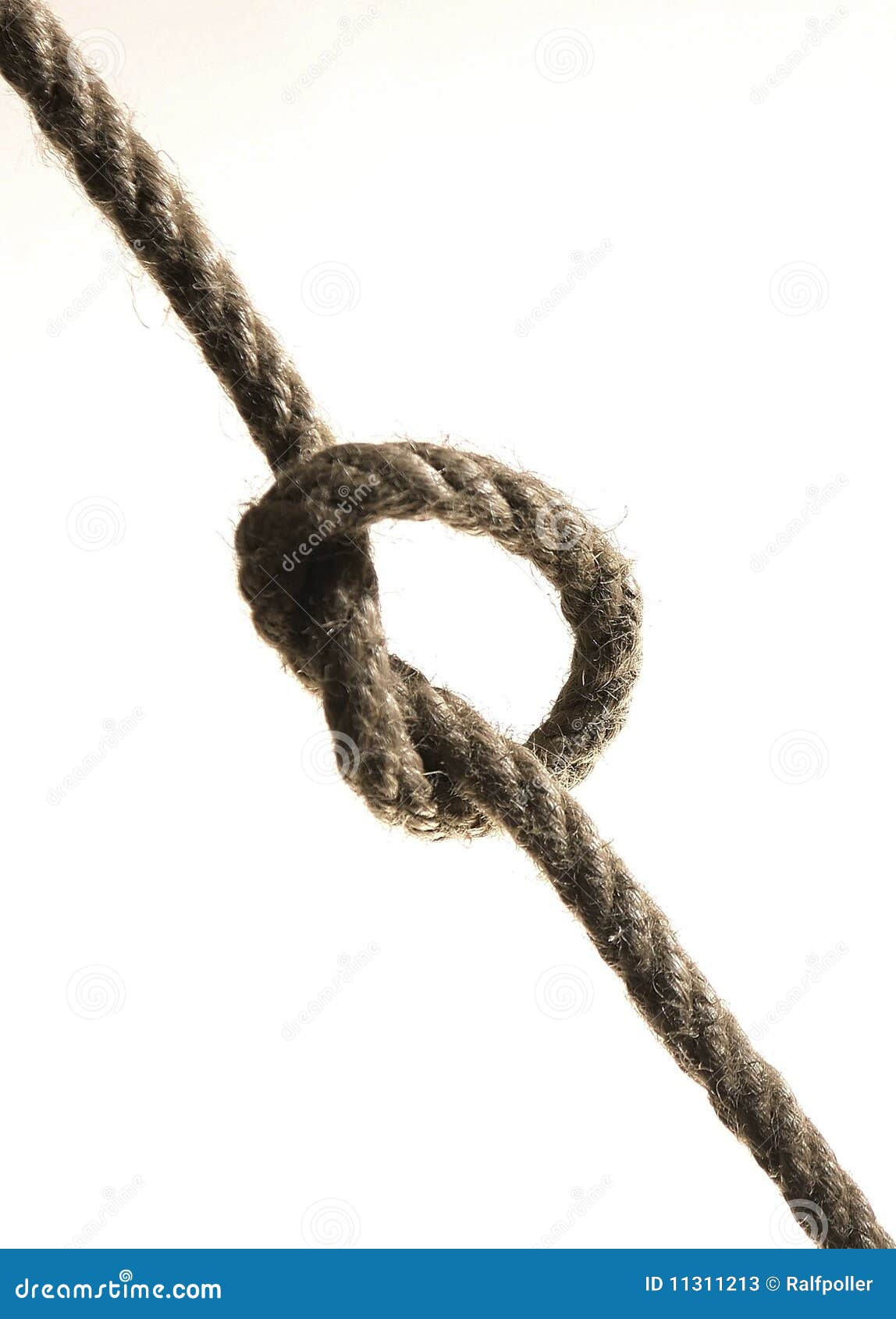 Cuerda con el nudo imagen de archivo. Imagen de conecte - 11311213