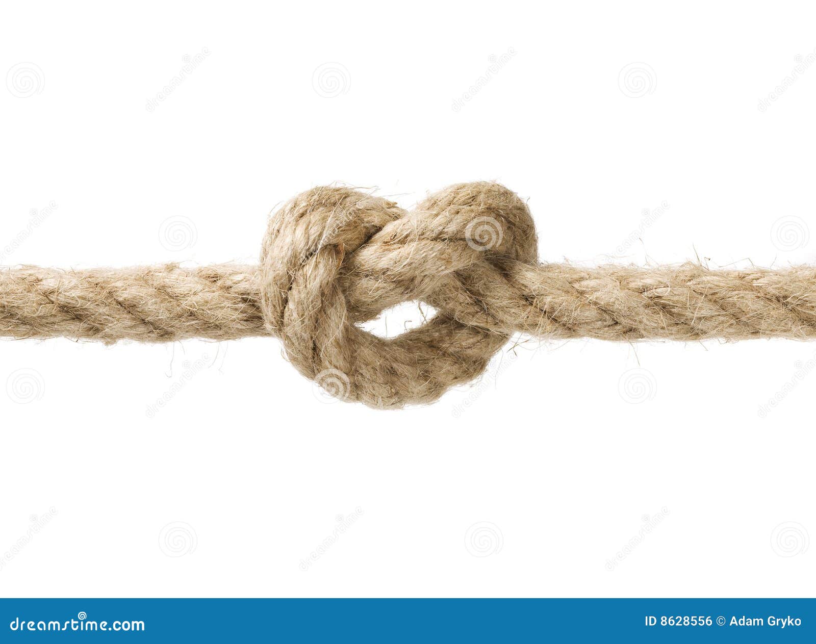 Cuerda con el nudo foto de archivo. Imagen de concepto - 8628556