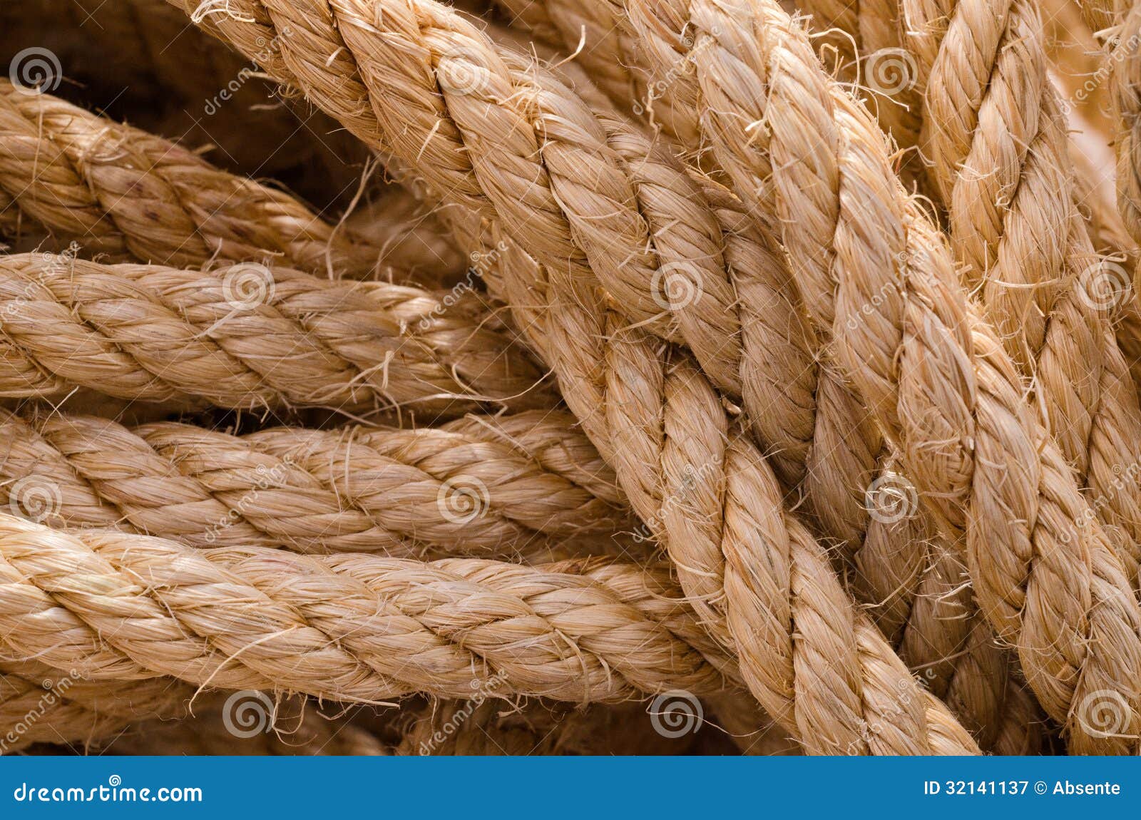 Cuerda de esparto imagen de archivo. Imagen de hilo, grueso - 32141137