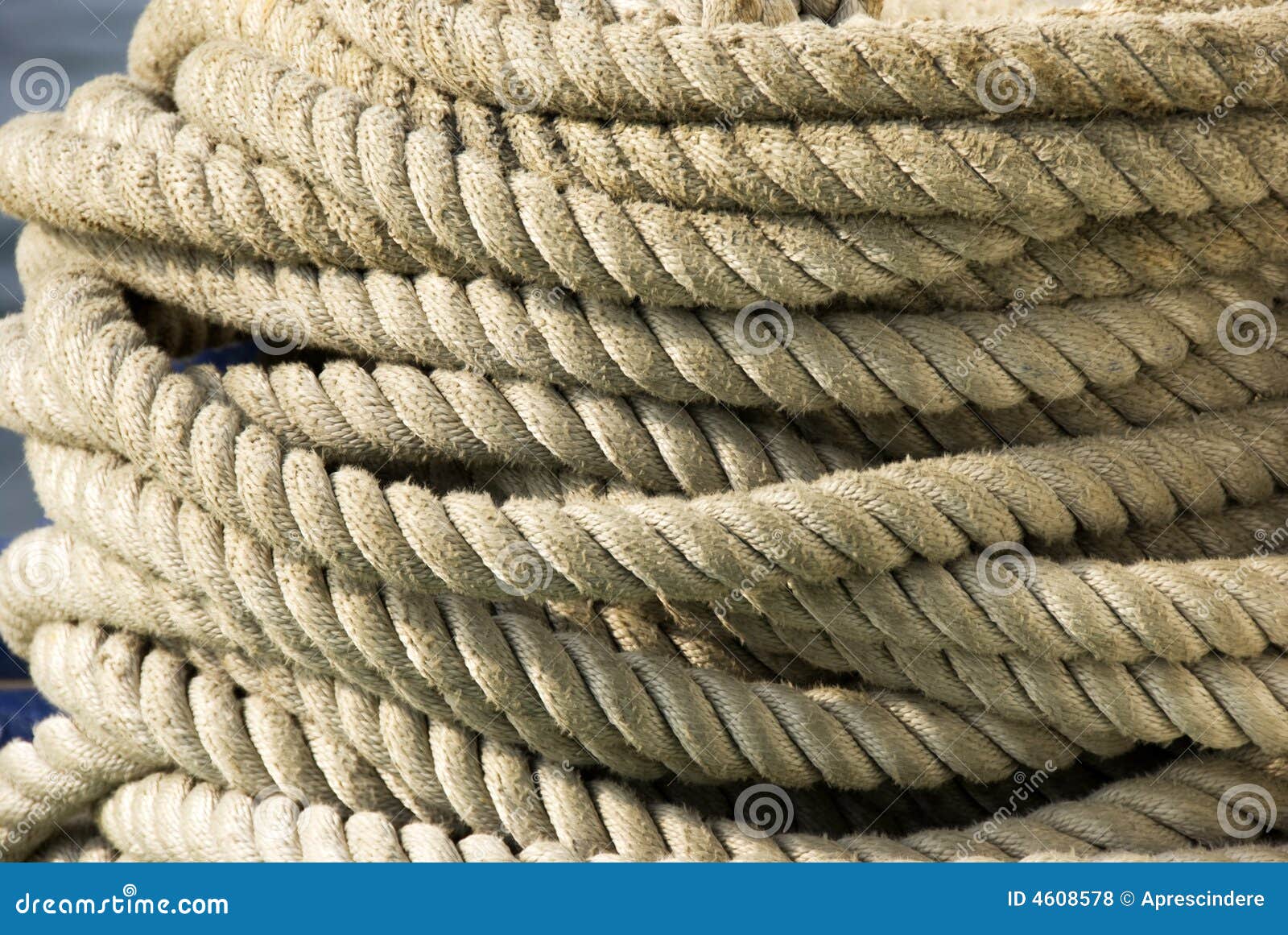 Cuerda náutica foto de archivo. Imagen de pesado, seguridad - 4608578