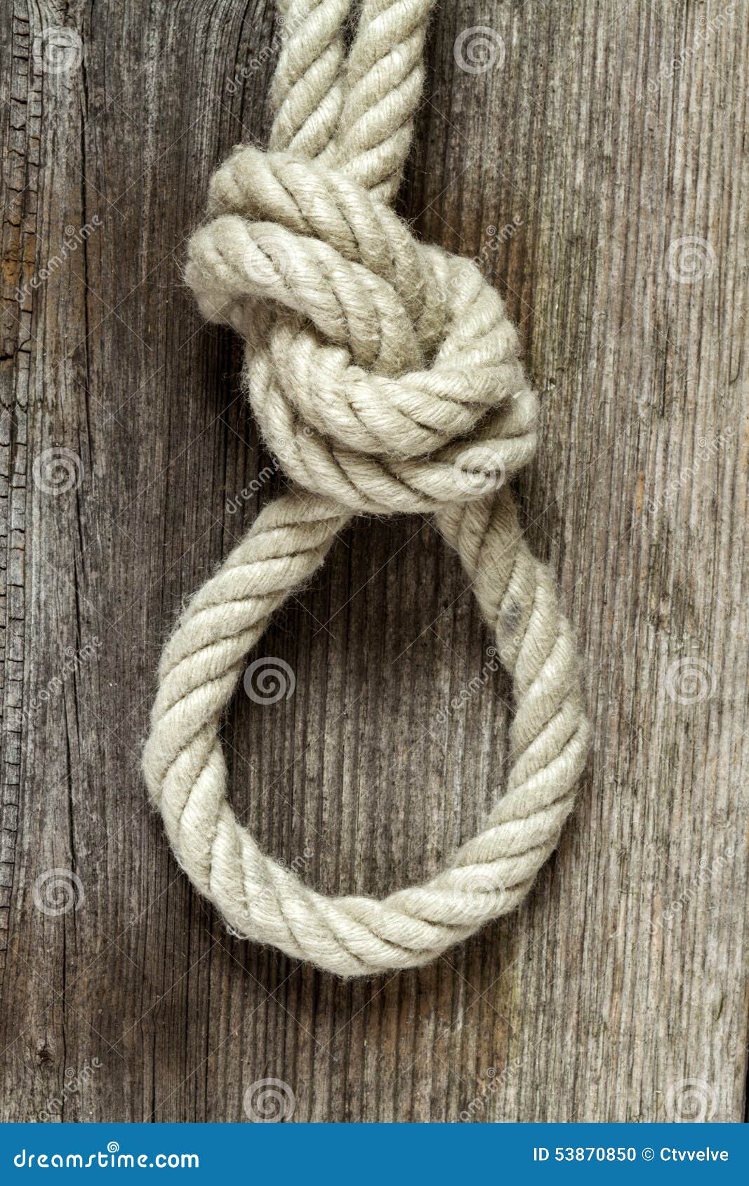 Cuerda y nudo foto de archivo. Imagen de muestra, estructura - 53870850