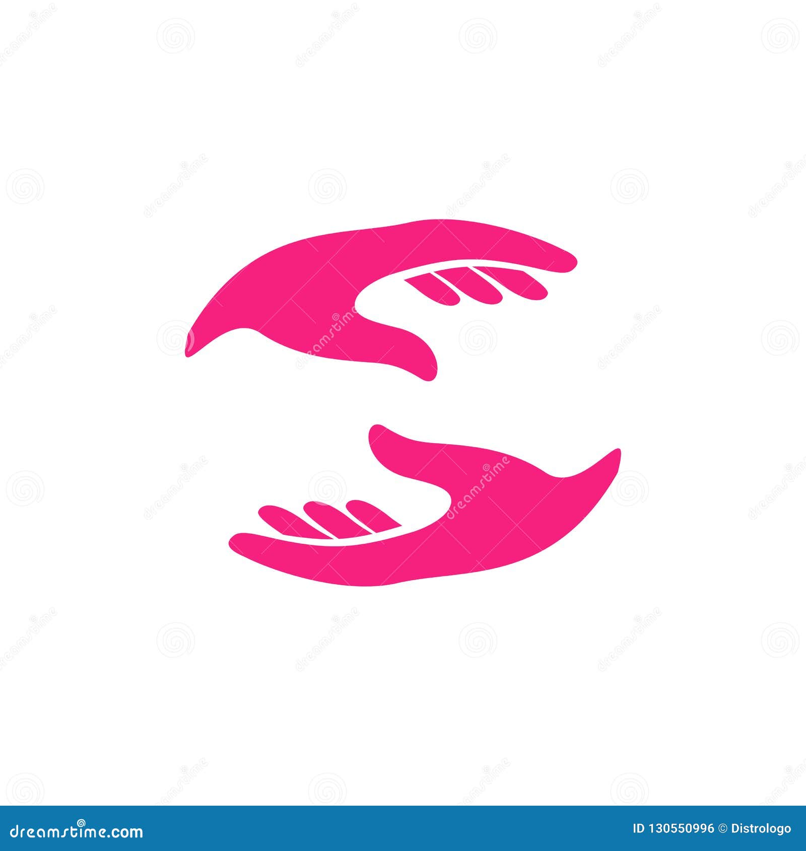 Cuidado Logo Design Template De La Mano Icono Del Vector Del Cuidado De ...