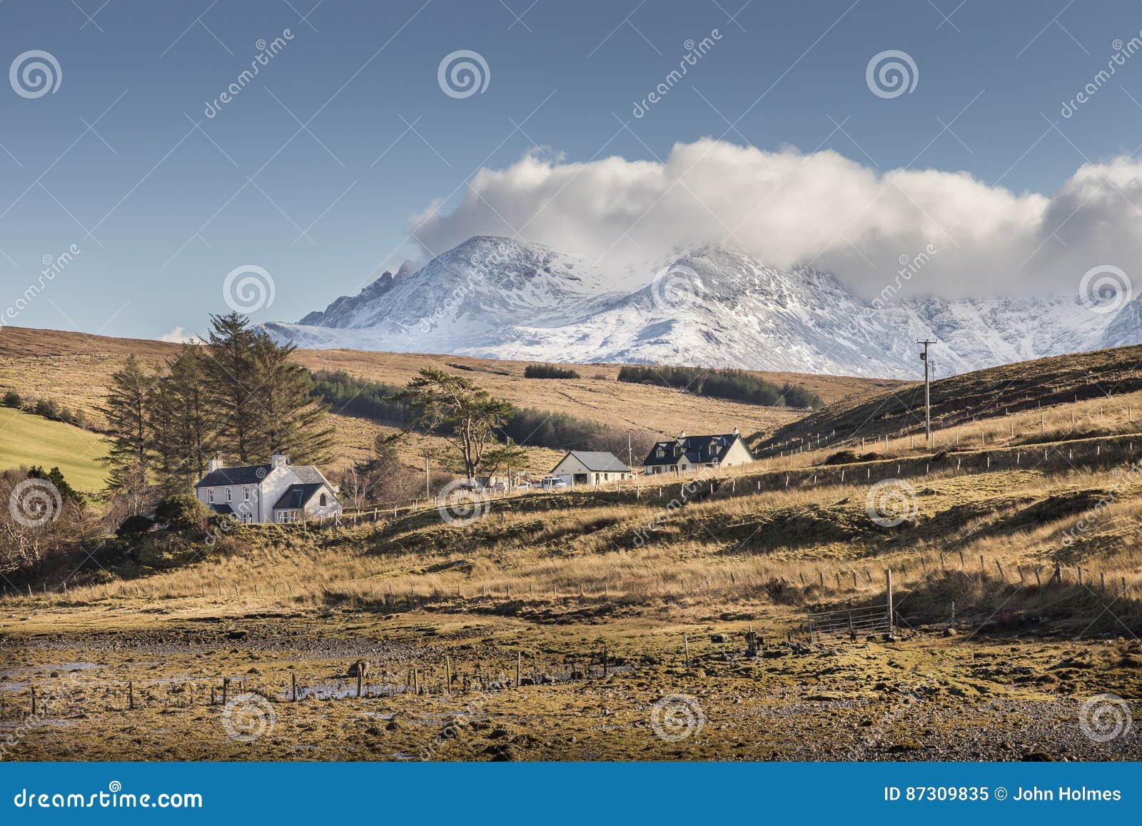Cuillin Hills Carbost Skye Scotland Stock Photos - Free & Royalty-Free ...