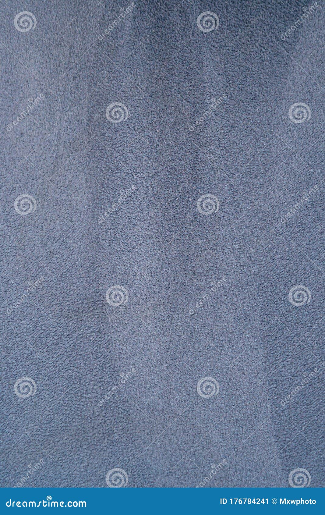 Cuir De Velours Dans La Surface Molle Et Brillante Grise Bleue Image ...